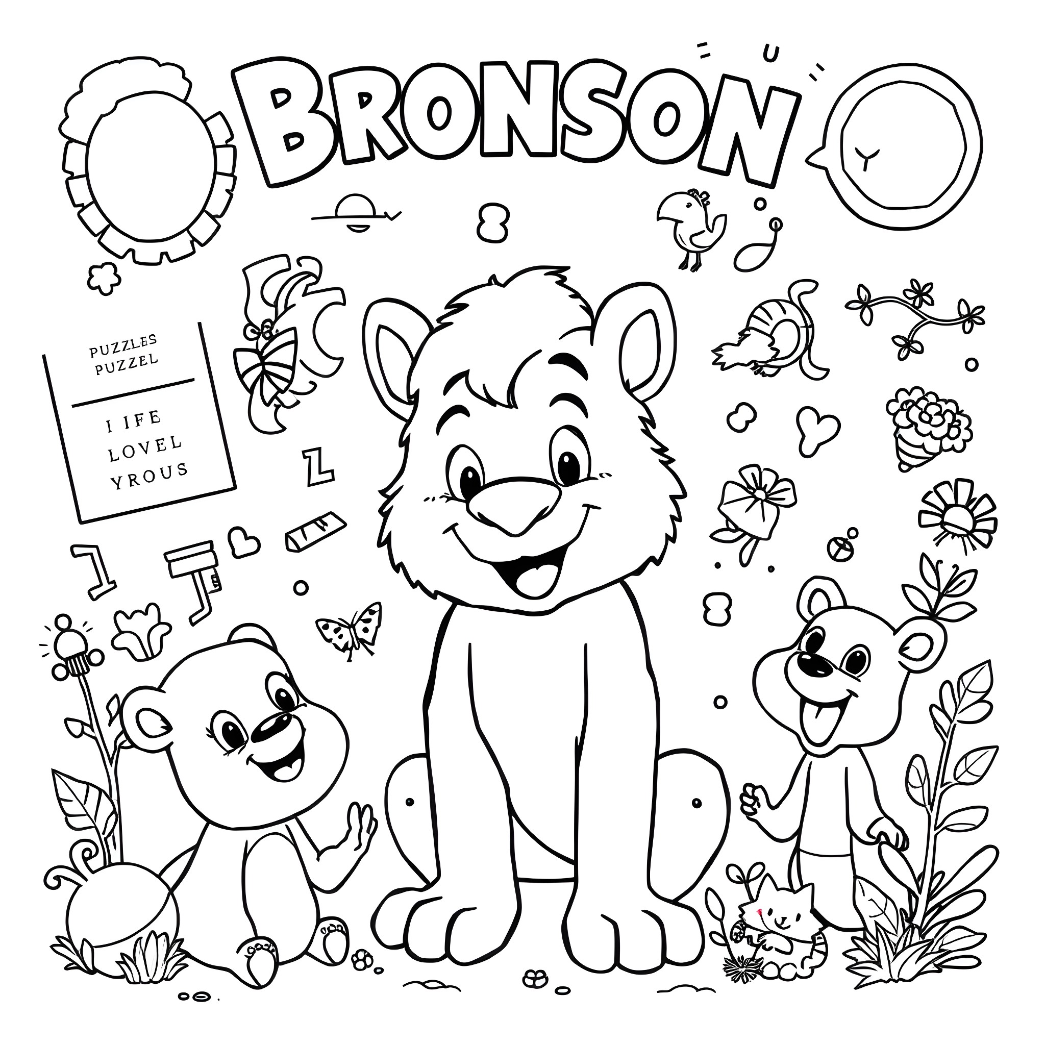 Best Bronson Coloring Pages (Free Printable PDF)