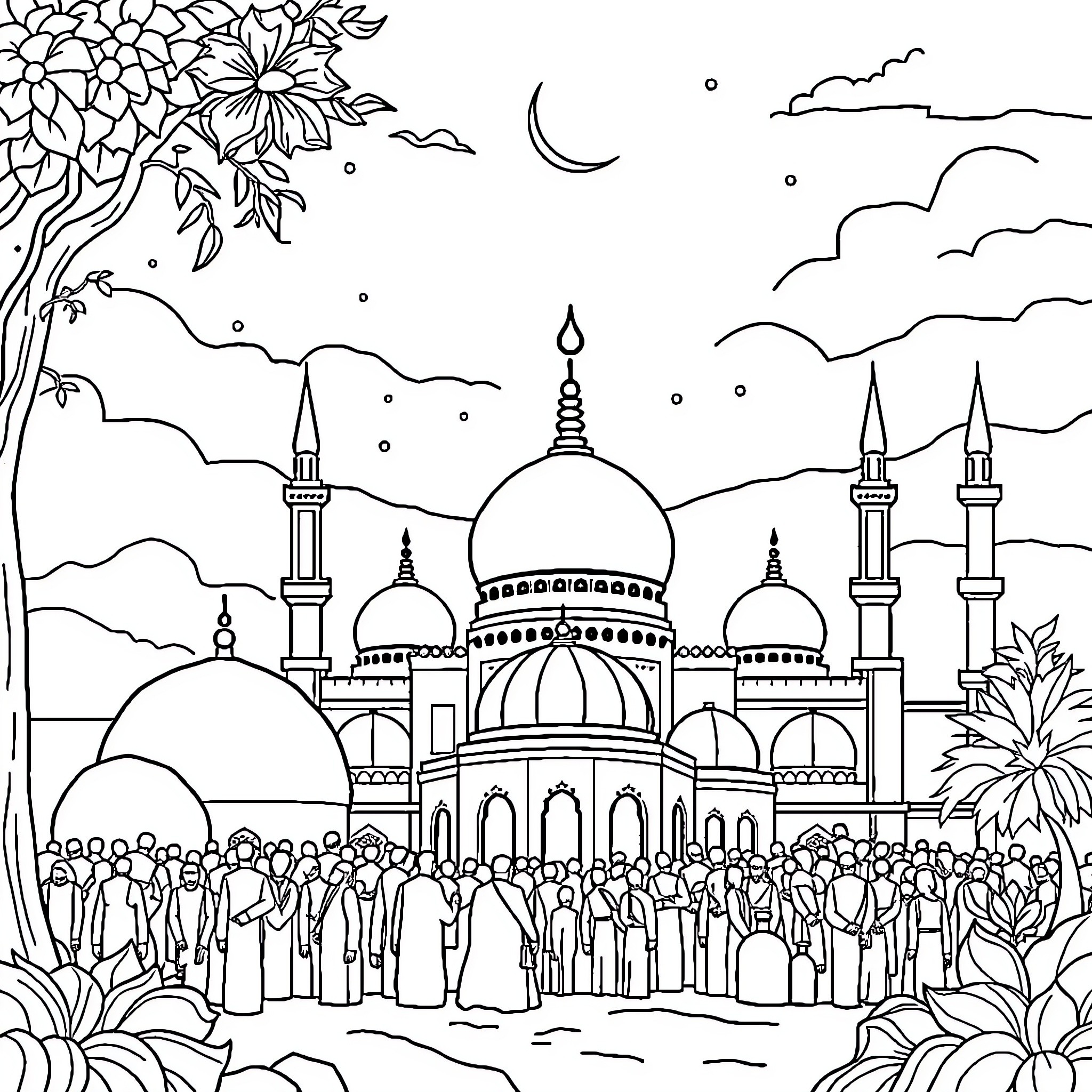 Best Islam Coloring Pages (Free Printable PDF)