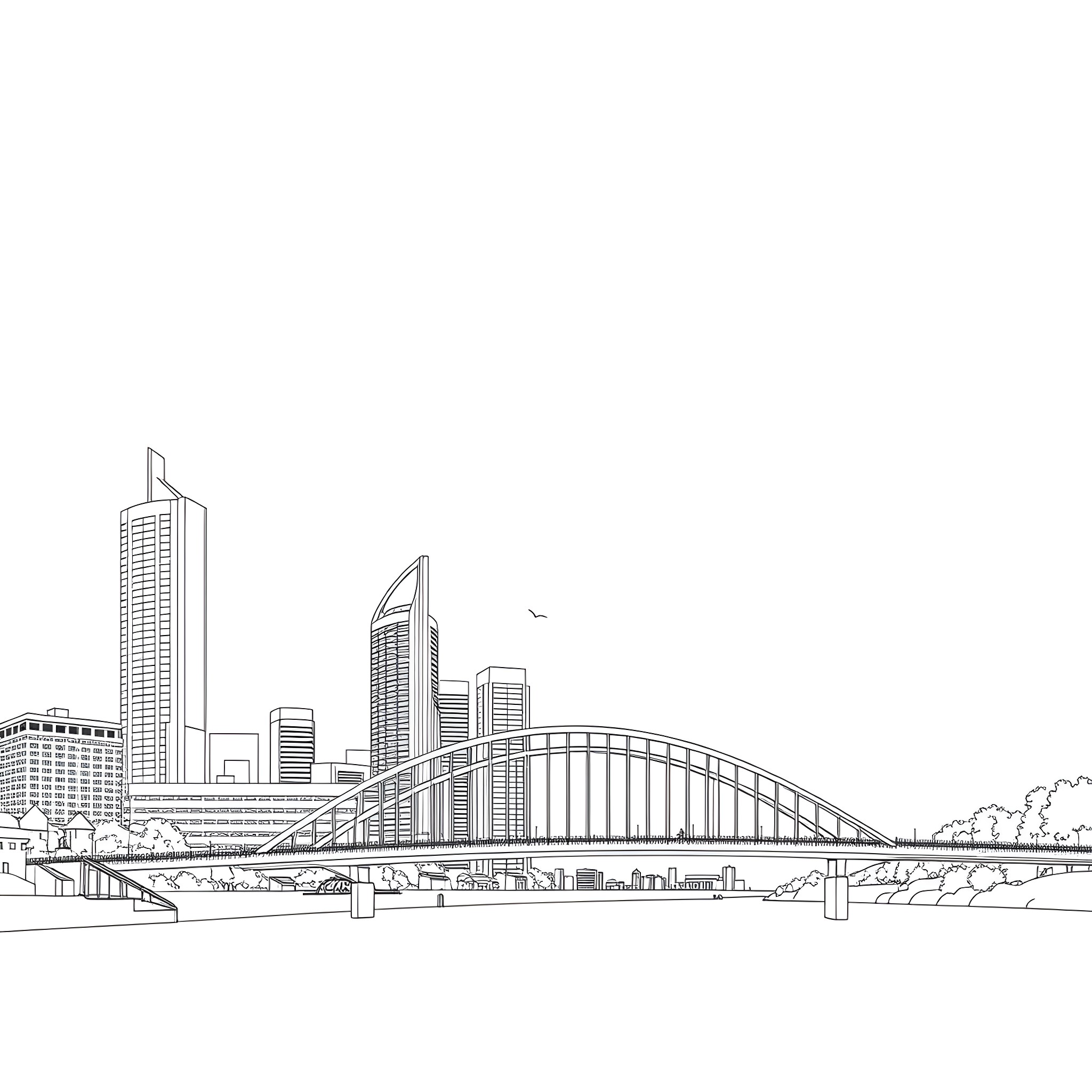 Best Skyline Coloring Pages (Free Printable PDF)