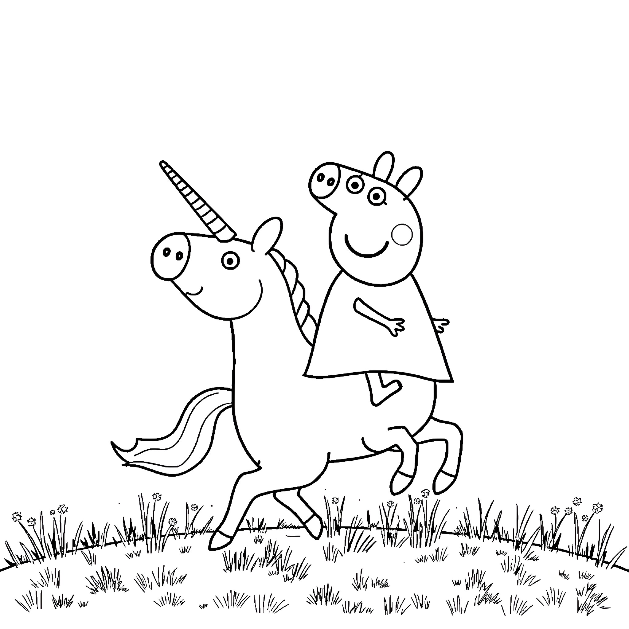 414 Best Peppa Pig Coloring Pages (Free Printable PDFs)