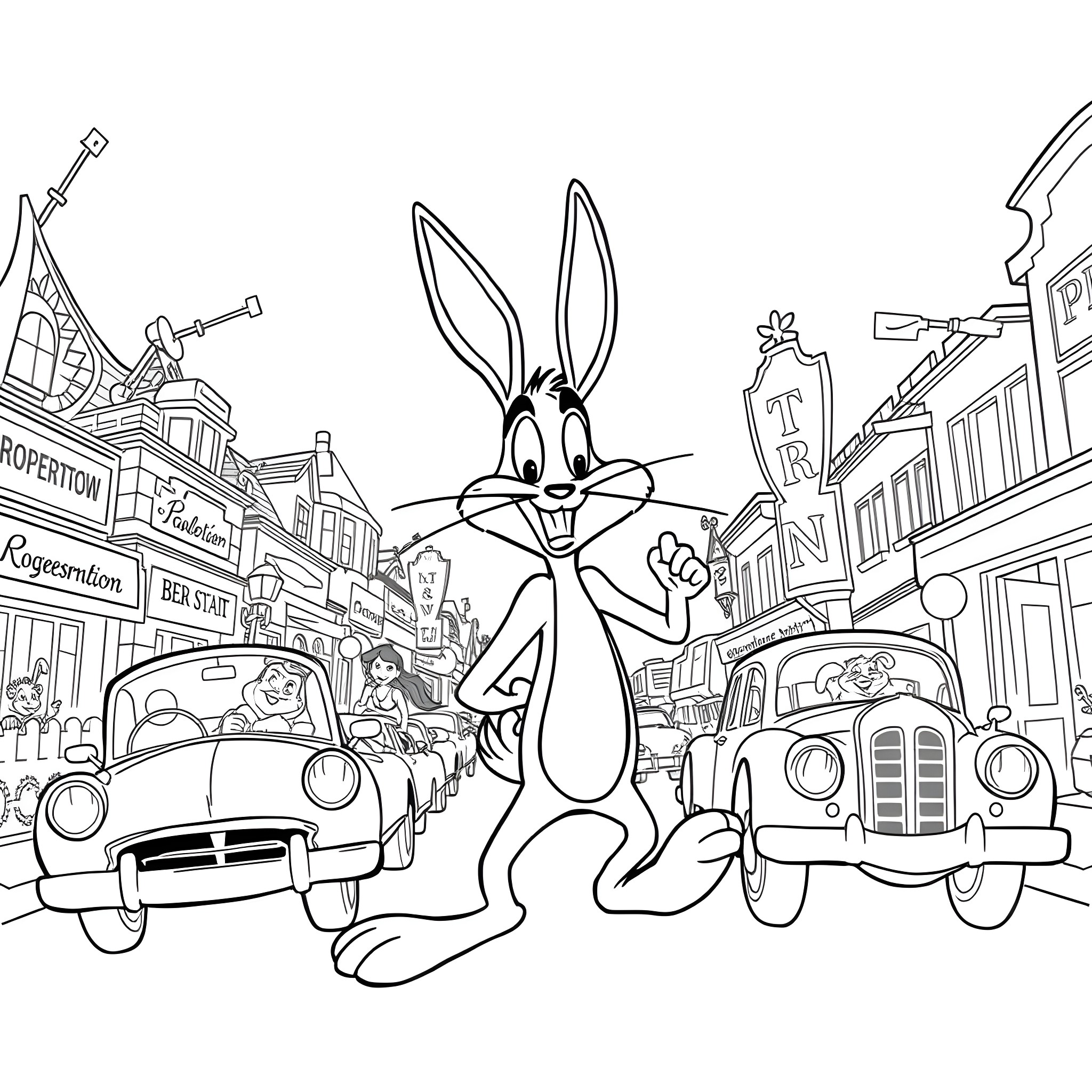 9 Best Roger Rabbit Coloring Pages (Free Printable PDFs)