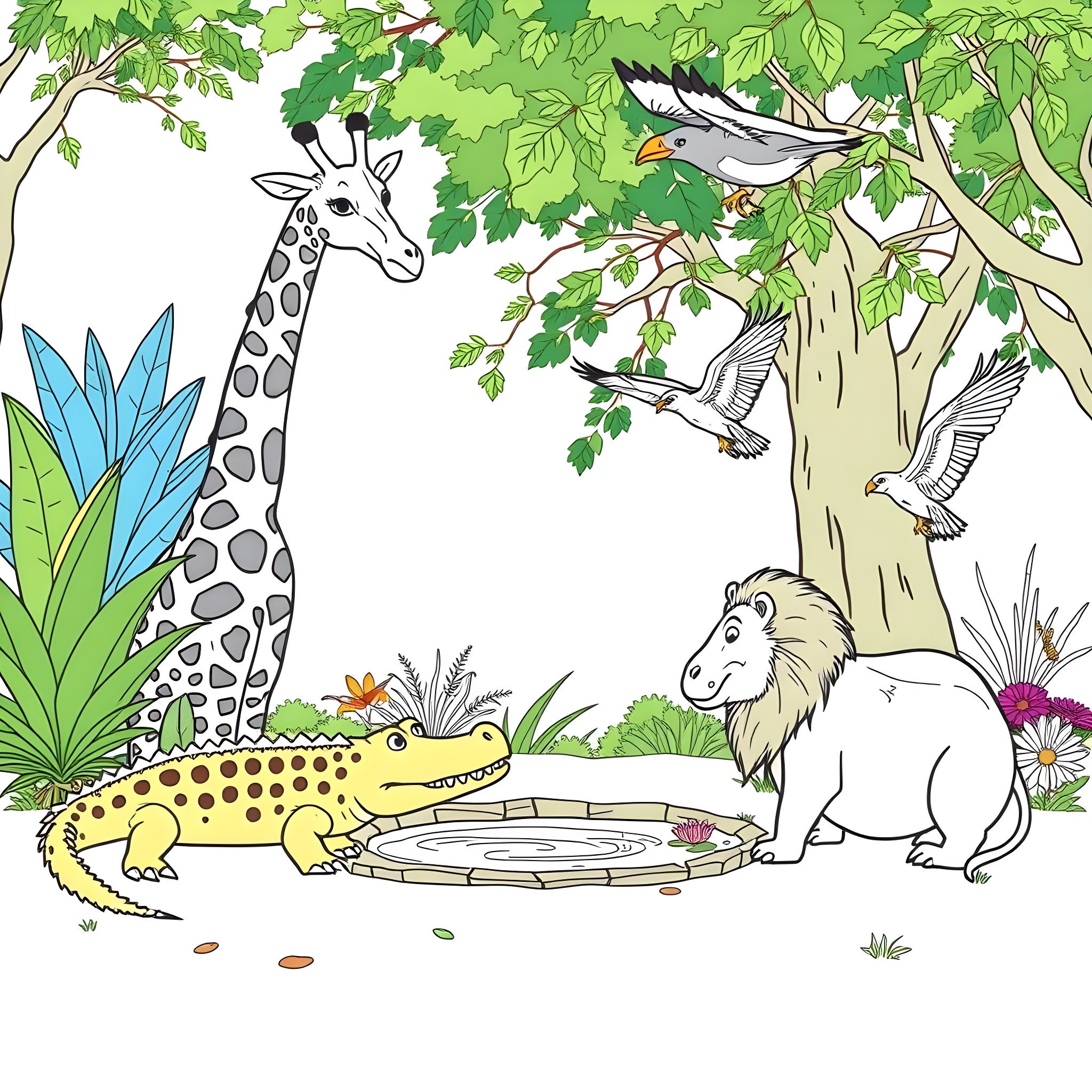 138 Best Animal Coloring Pages (Free Printable PDFs)