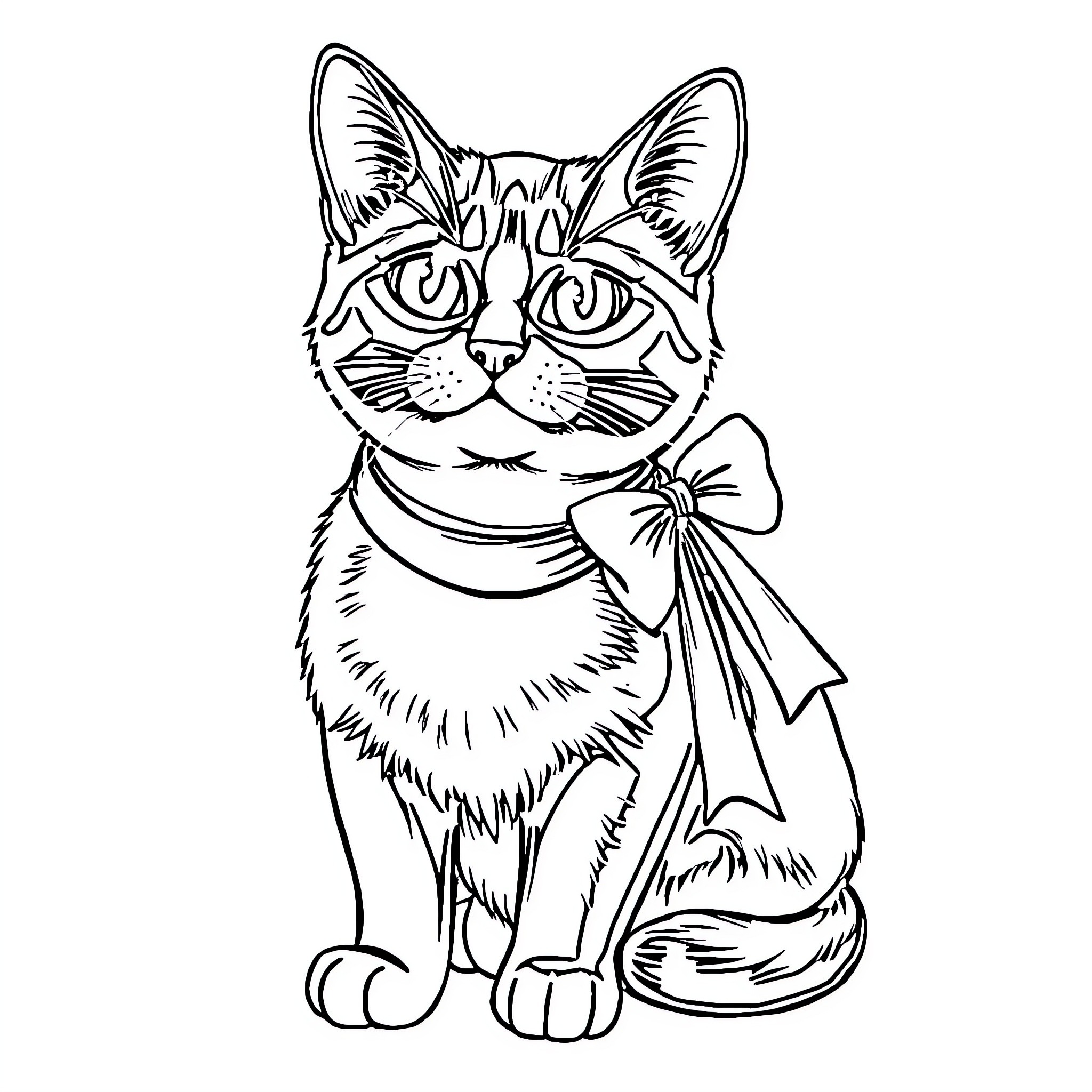 Best Tuxedo Cat Coloring Pages (Free Printable PDF)