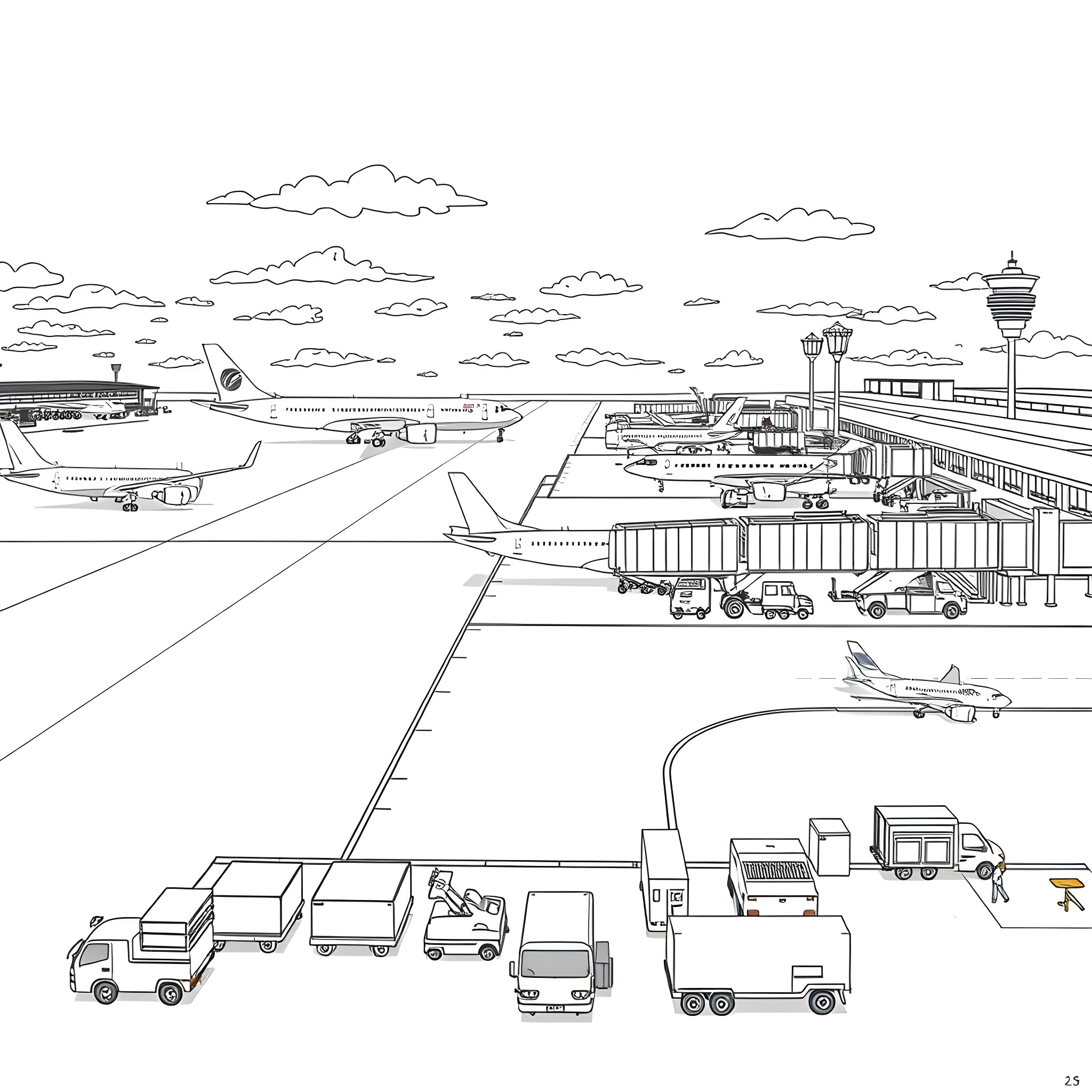 Best Airplane Coloring Pages (Free Printable PDF)