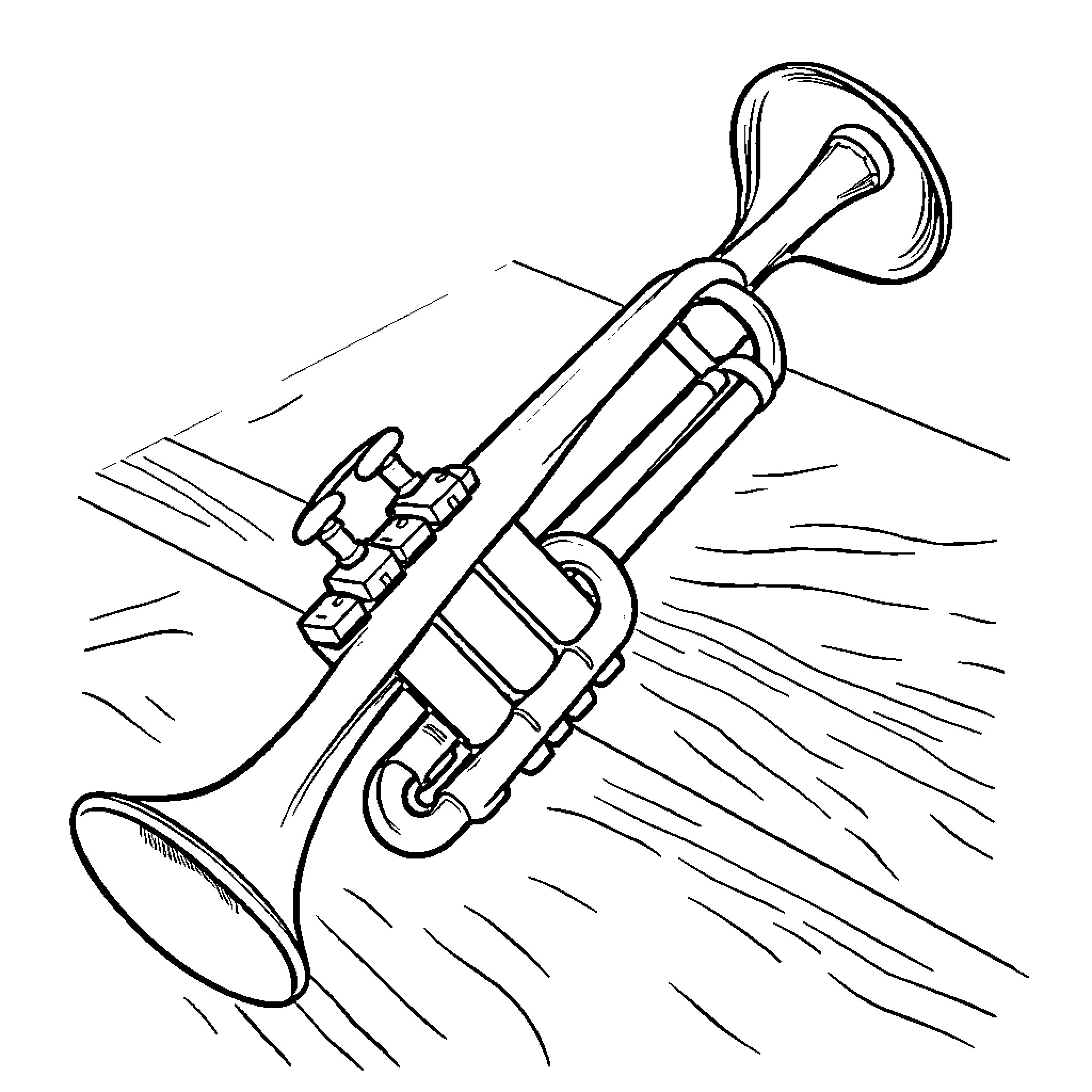 Best Trumpet Coloring Pages (Free Printable PDF)