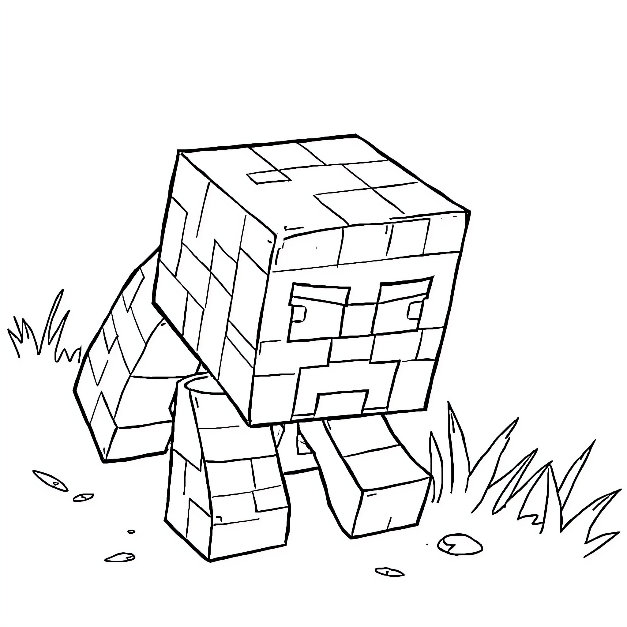 Best Creeper Coloring Pages (Free Printable PDF)