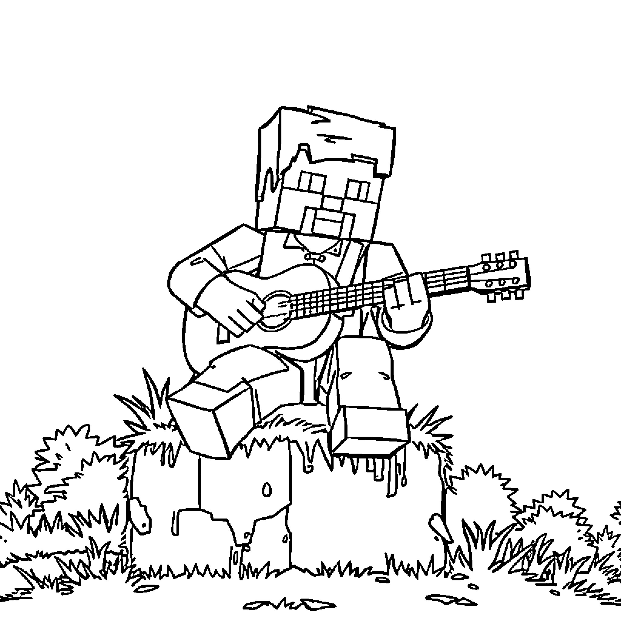 Best Minecraft Steve Coloring Pages (Free Printable PDF)