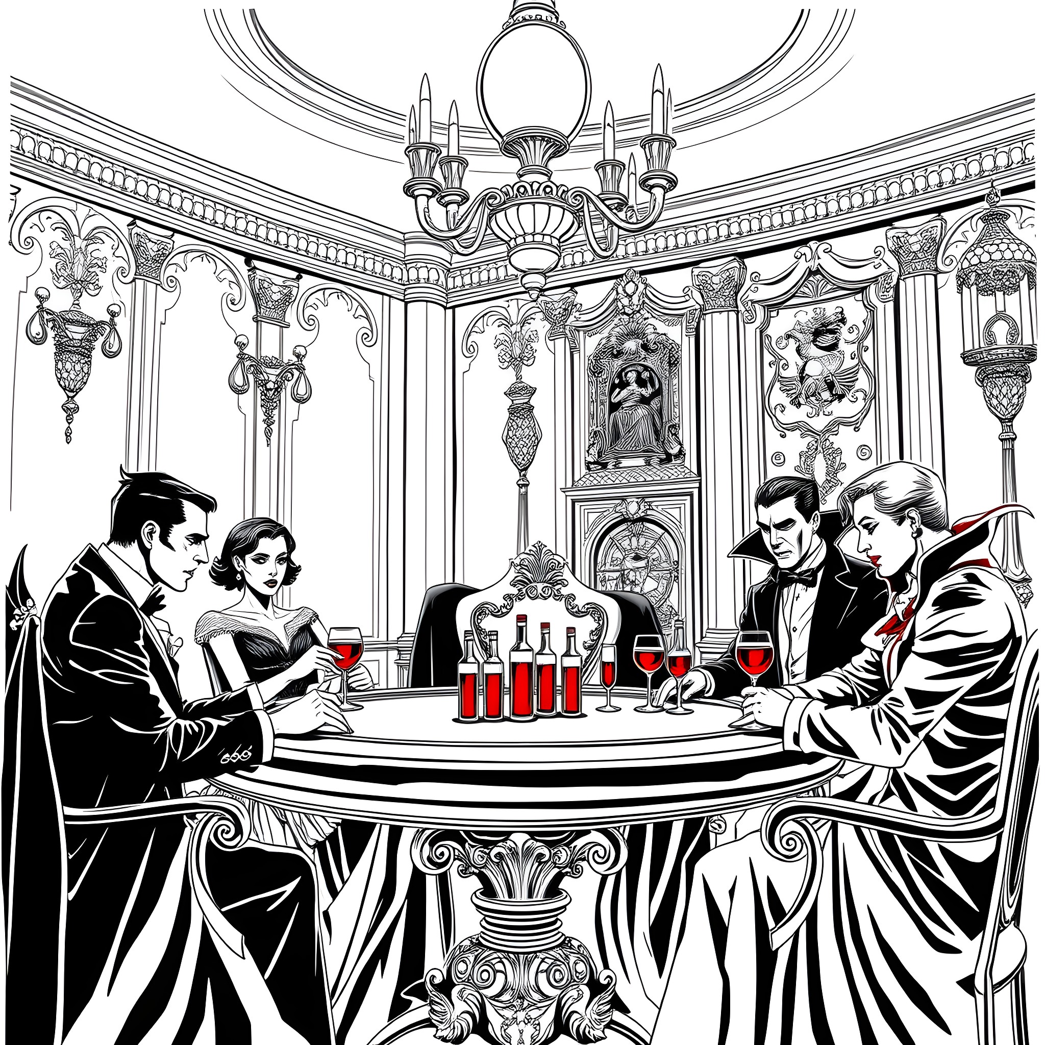 Best Vampire Coloring Pages (Free Printable PDF)