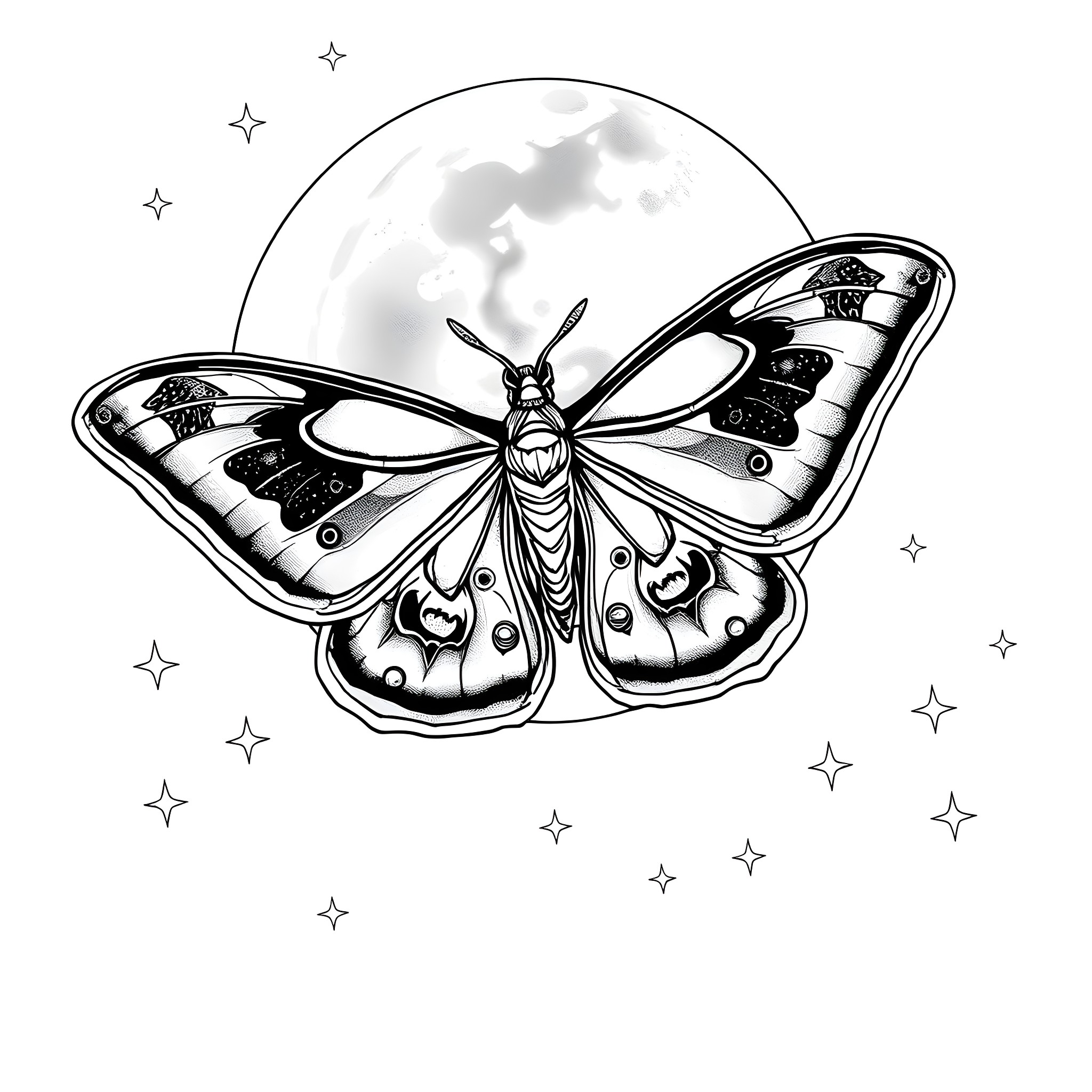 Best Luna Moth Coloring Pages (Free Printable PDF)