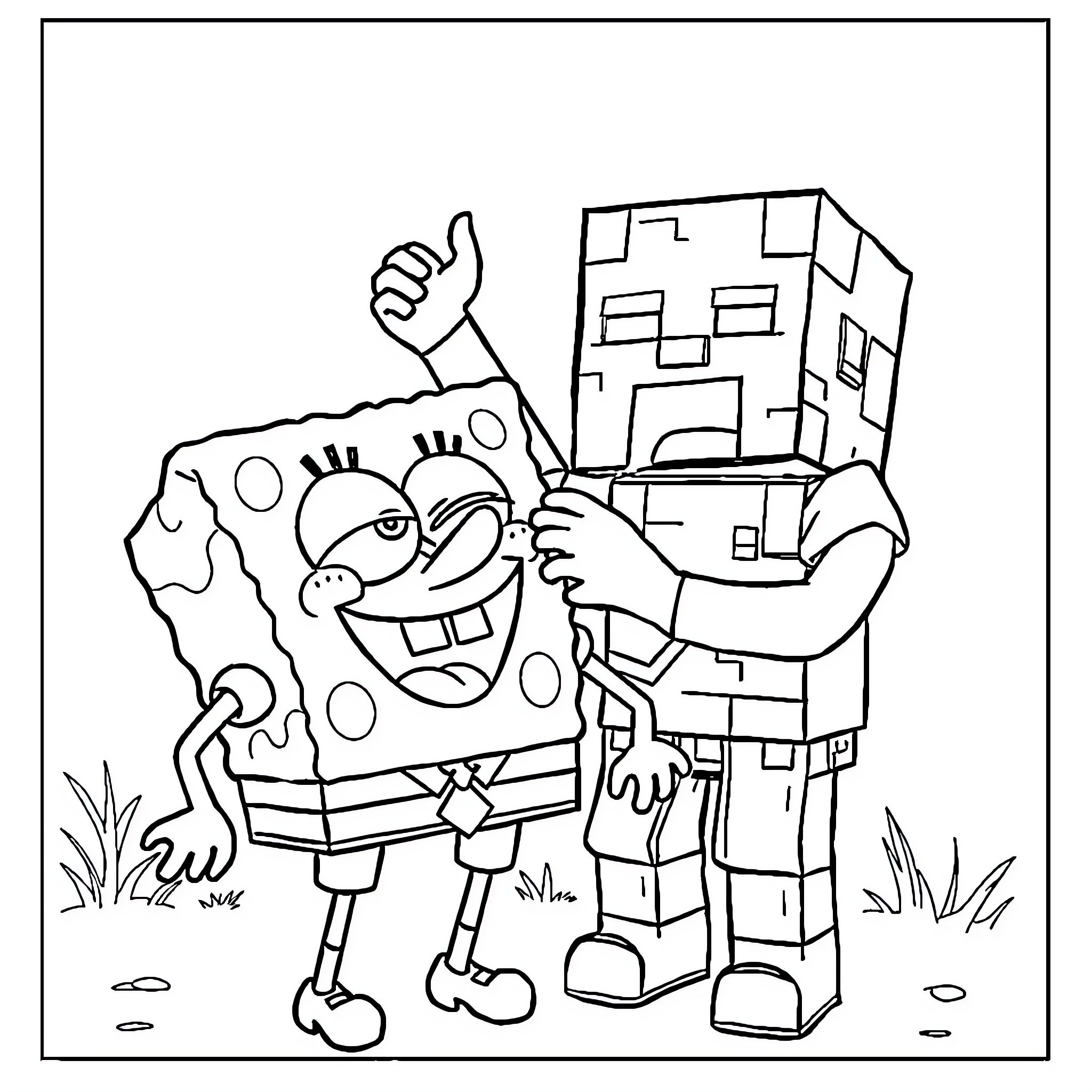 Best Minecraft Man Coloring Pages (Free Printable PDF)