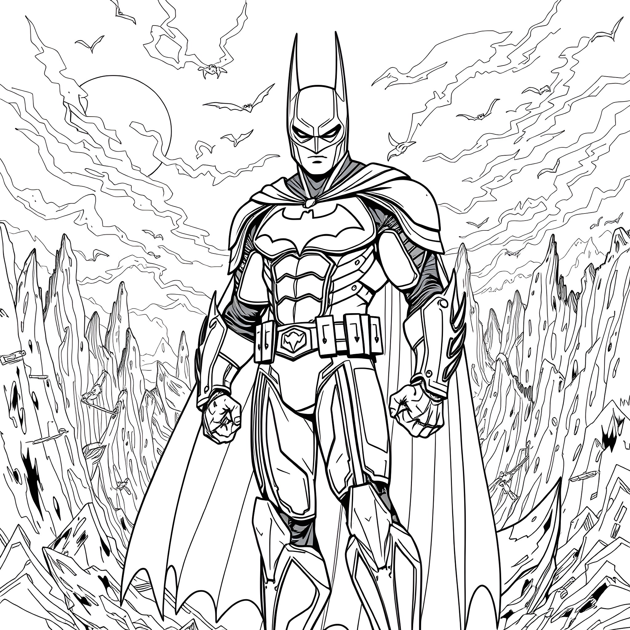 158 Best Batman Coloring Pages (Free Printable PDFs)