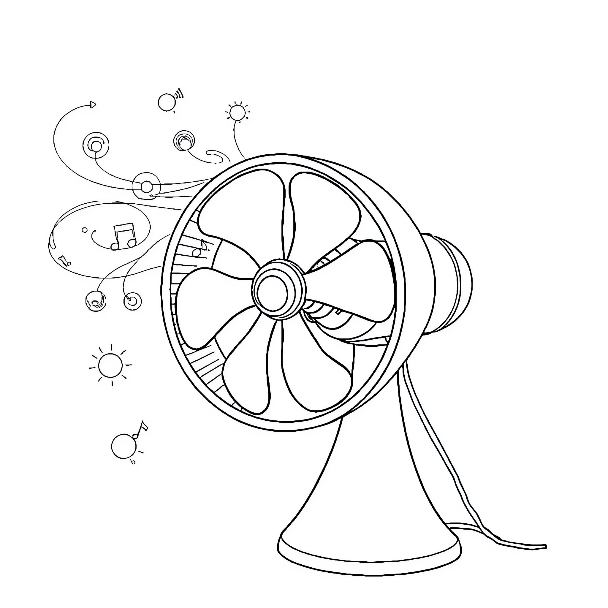 Best Fan Coloring Pages (Free Printable PDF)