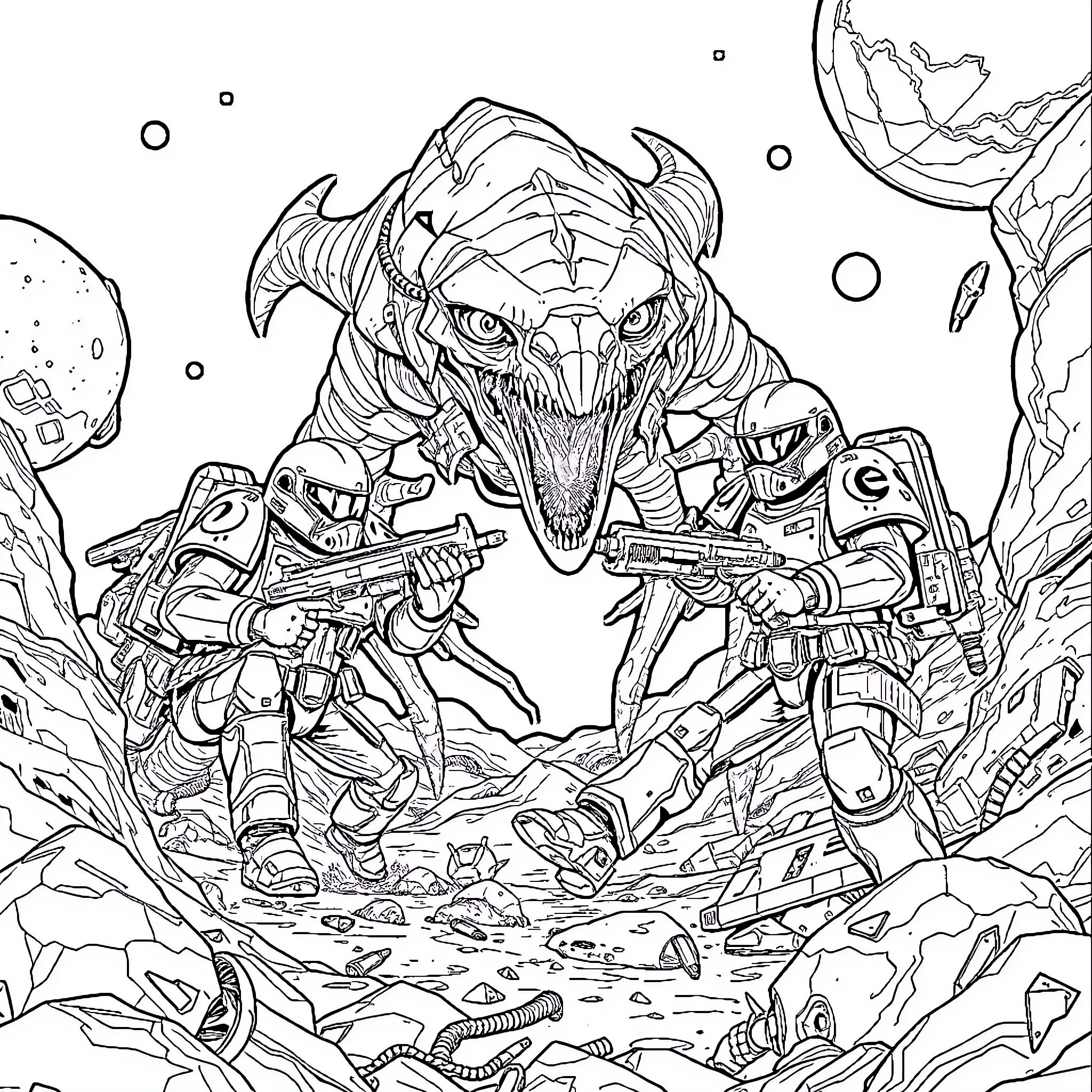 Best Space Marine Coloring Pages (Free Printable PDF)