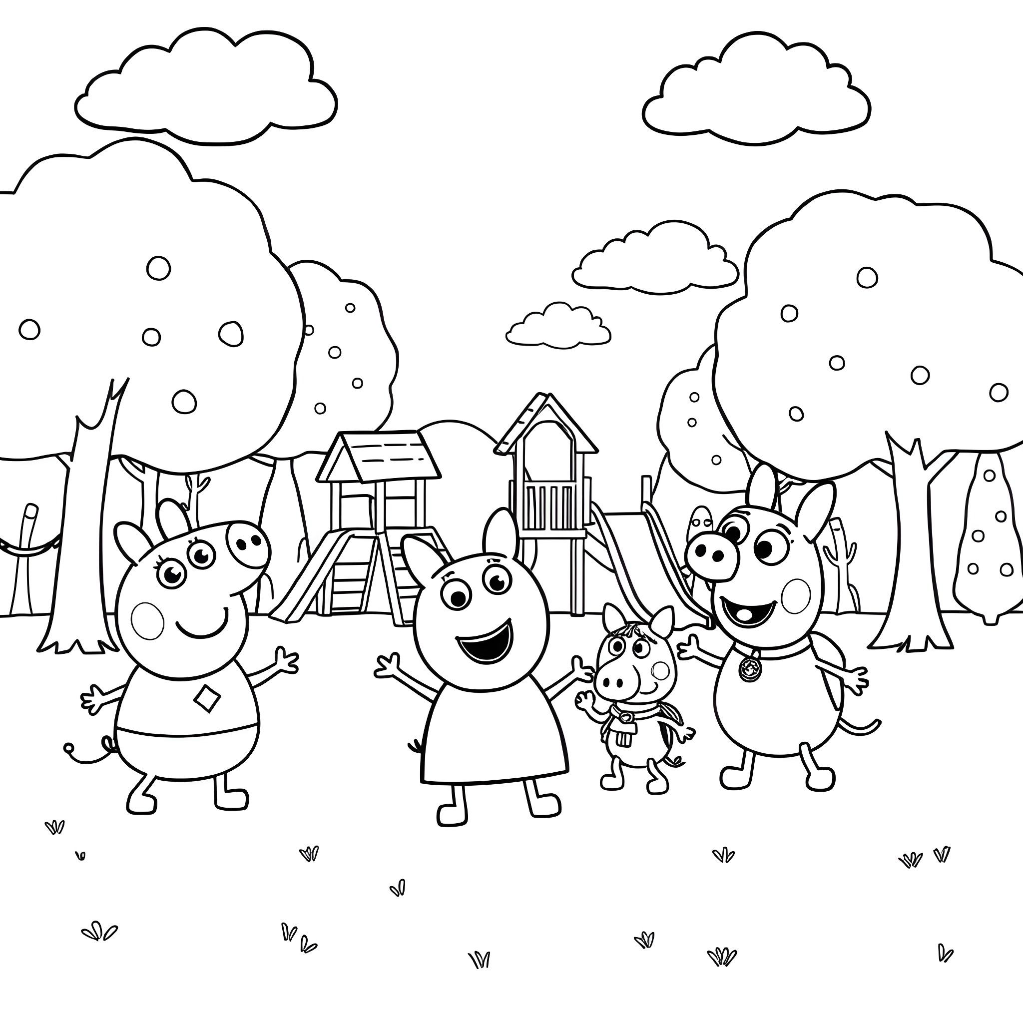 414 Best Peppa Pig Coloring Pages (Free Printable PDFs)