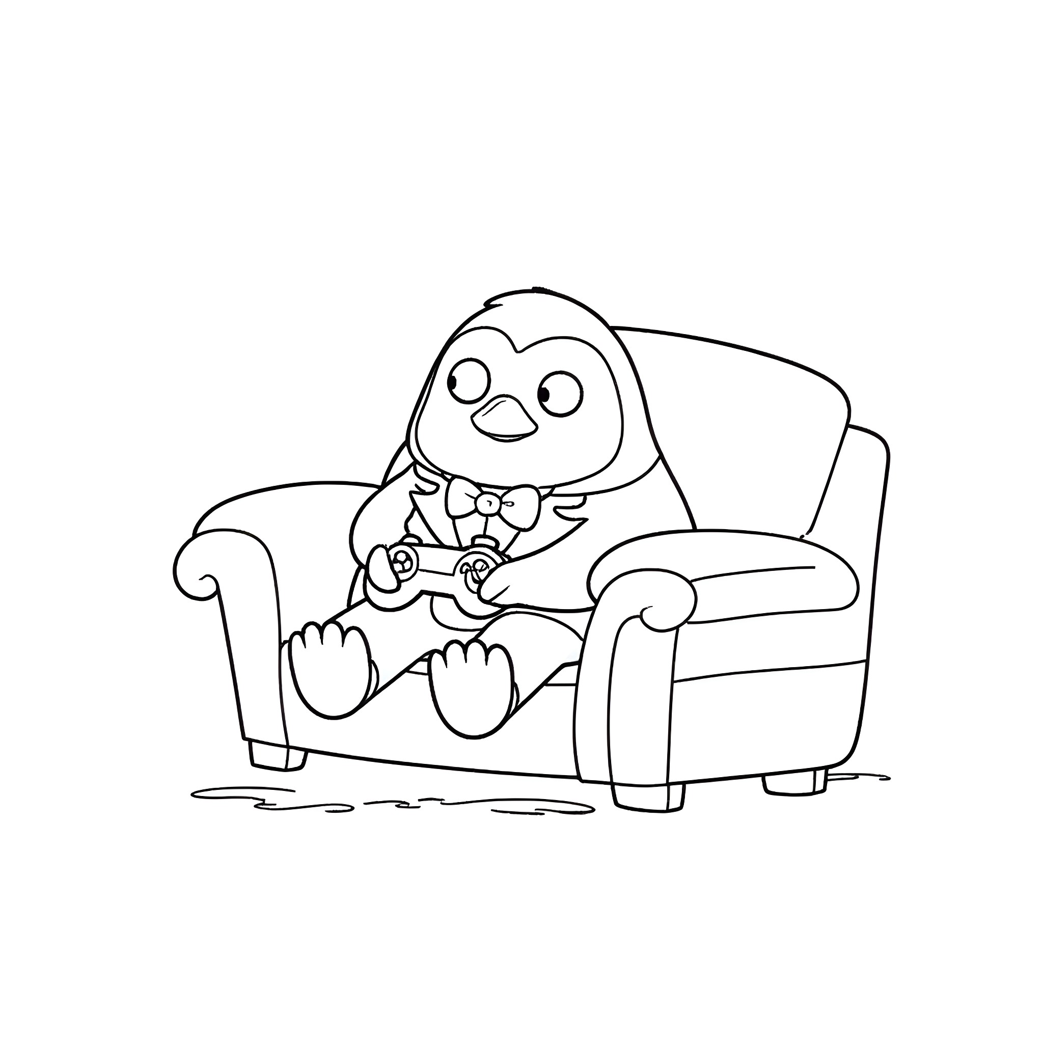 Best Tux Coloring Pages (Free Printable PDF)