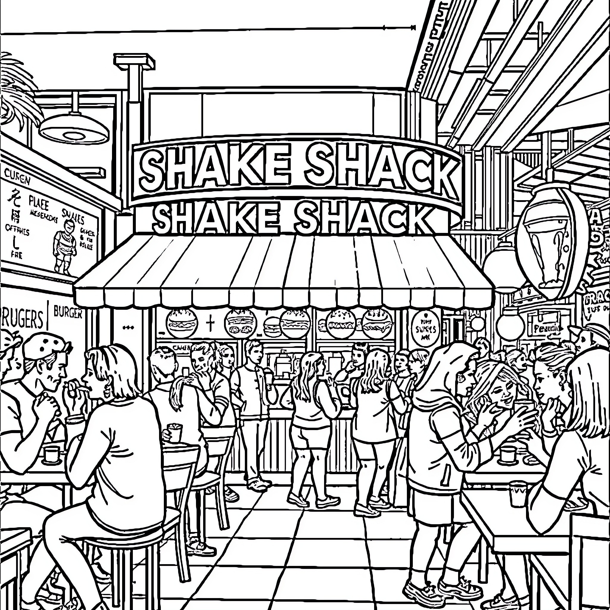 Best Shake Shack Coloring Pages (Free Printable PDF)