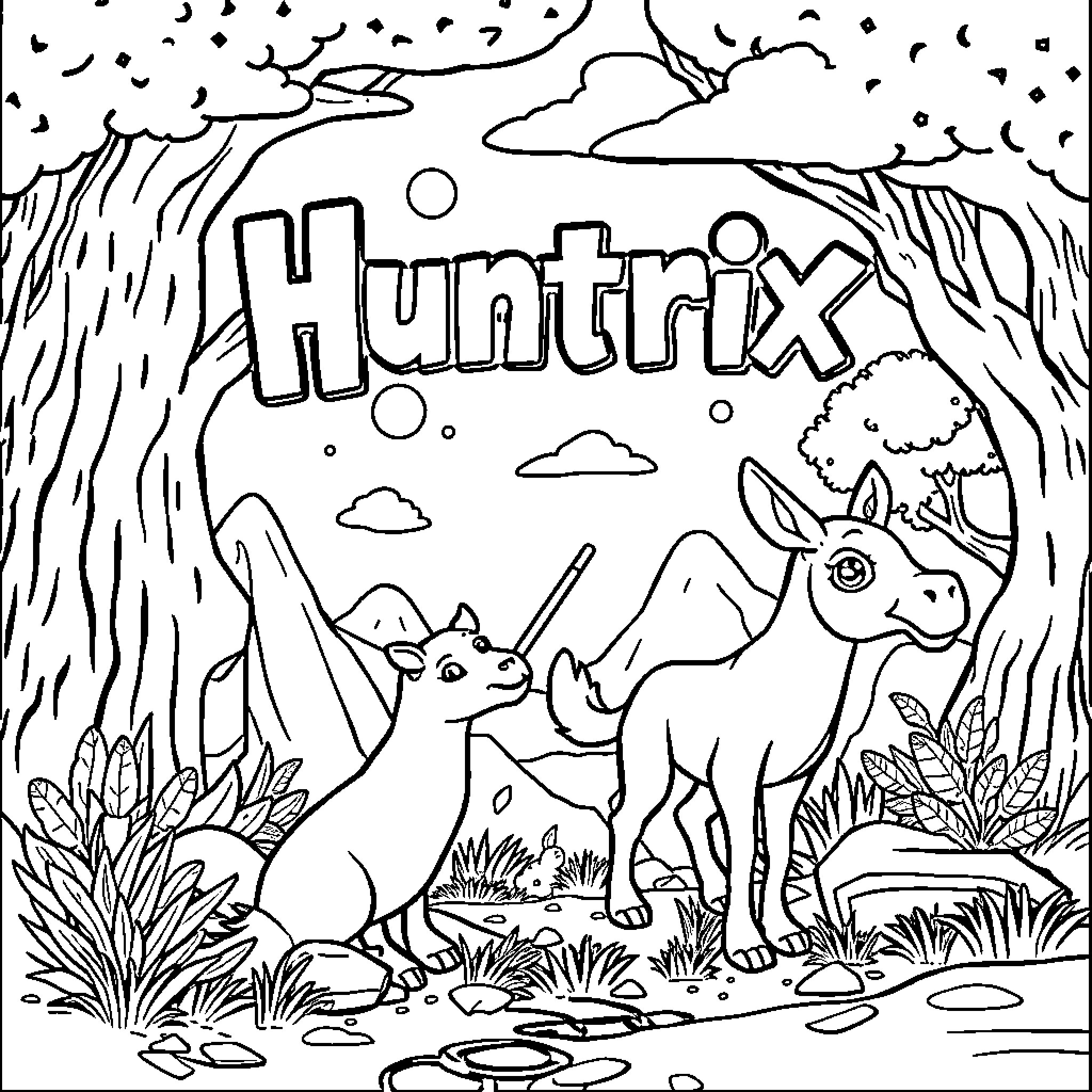 Best Huntrix Coloring Pages (Free Printable PDF)