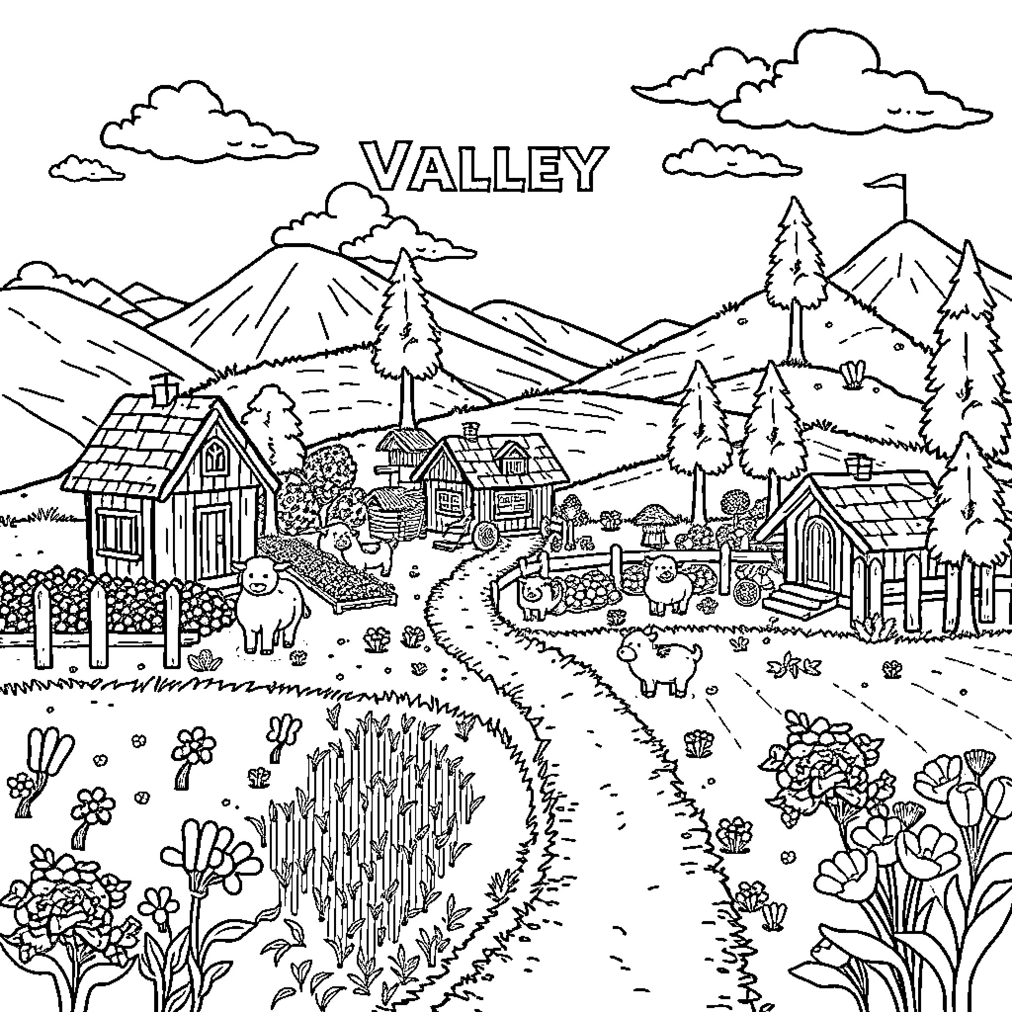 Best Stardew Valley Coloring Pages (Free Printable PDF)