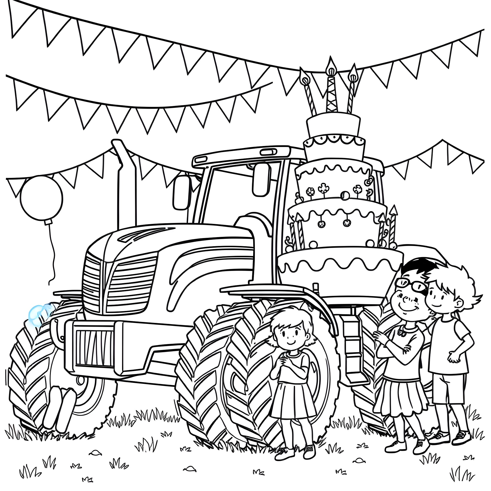 166 Best Tractor Coloring Pages (Free Printable PDFs)