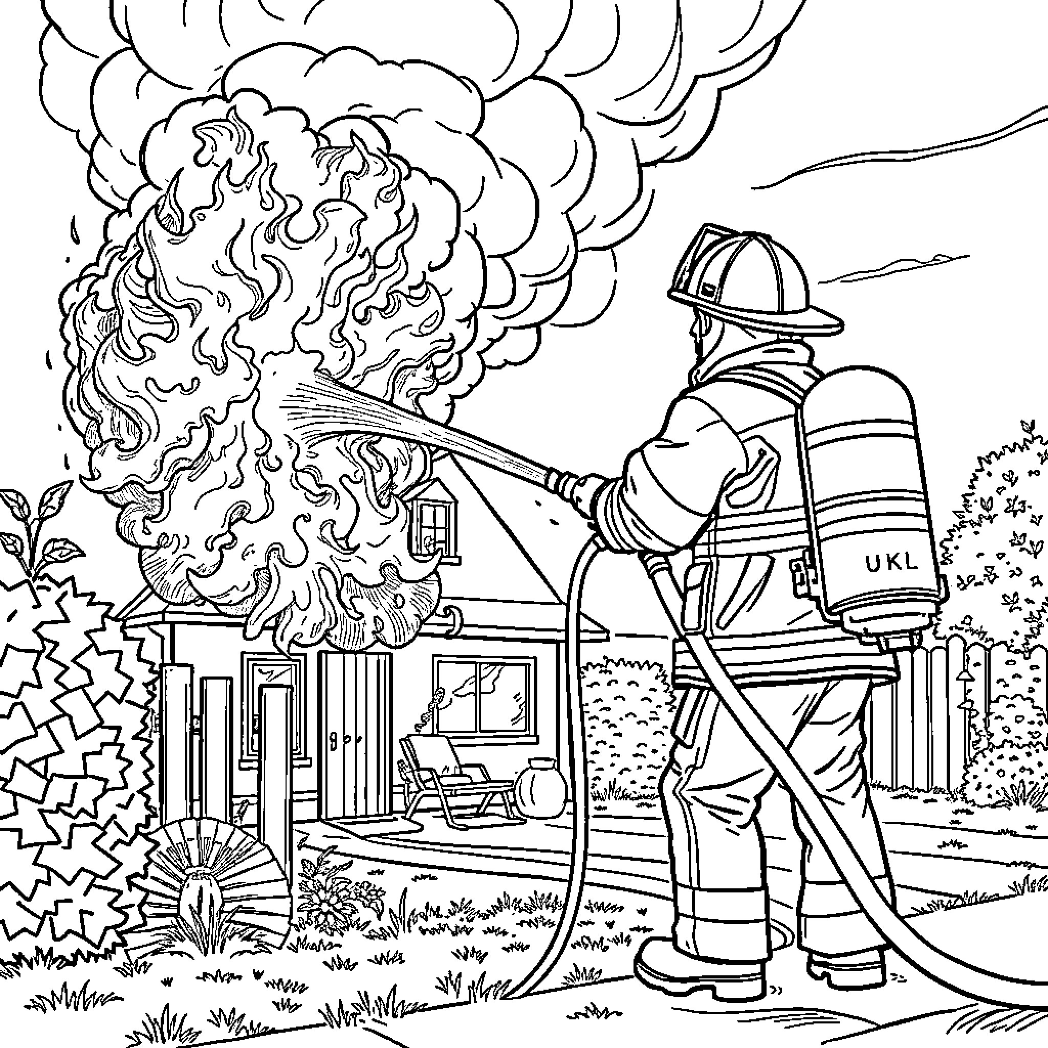 Best Fireman Coloring Pages (Free Printable PDF)
