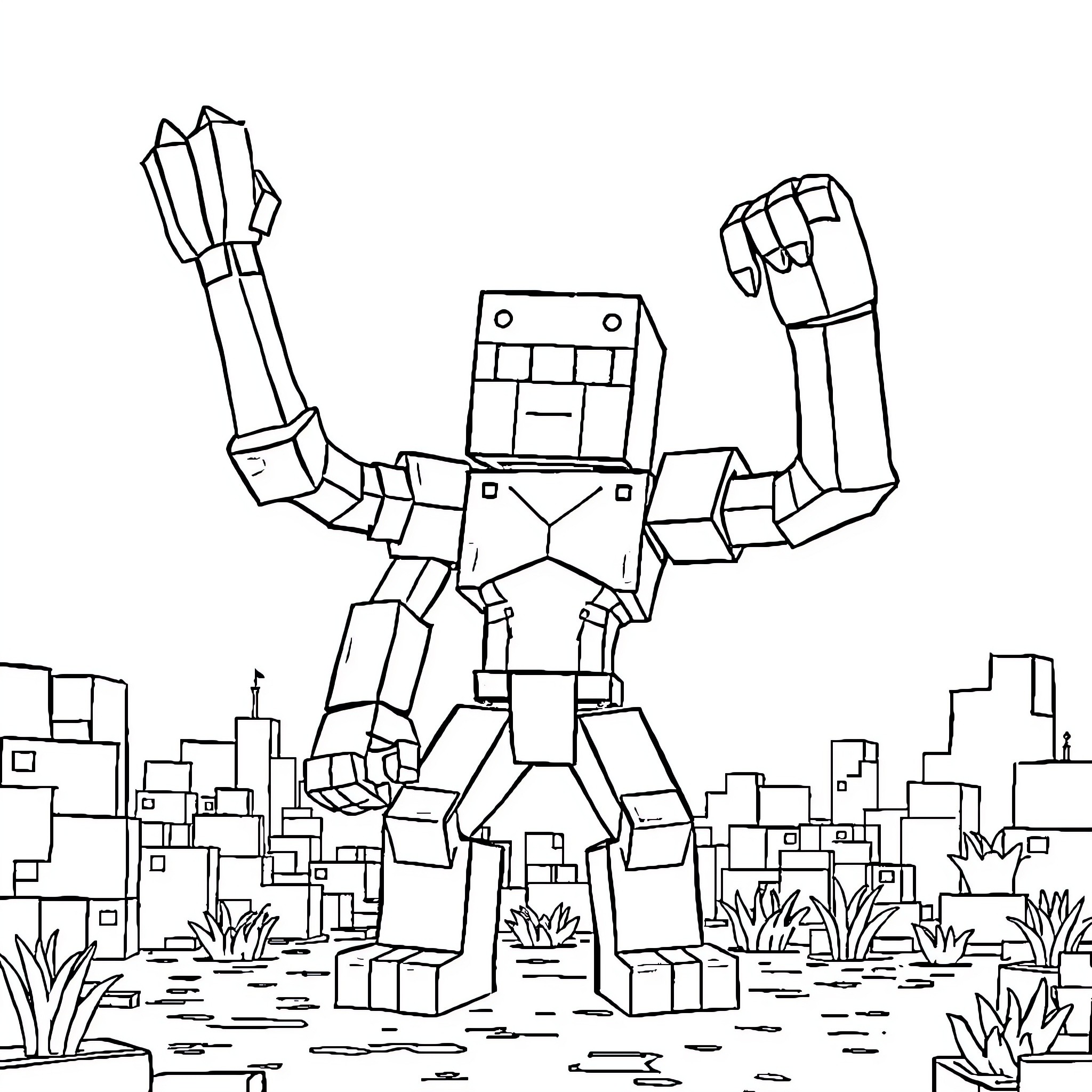 4 Best Copper Golem Coloring Pages (Free Printable PDFs)