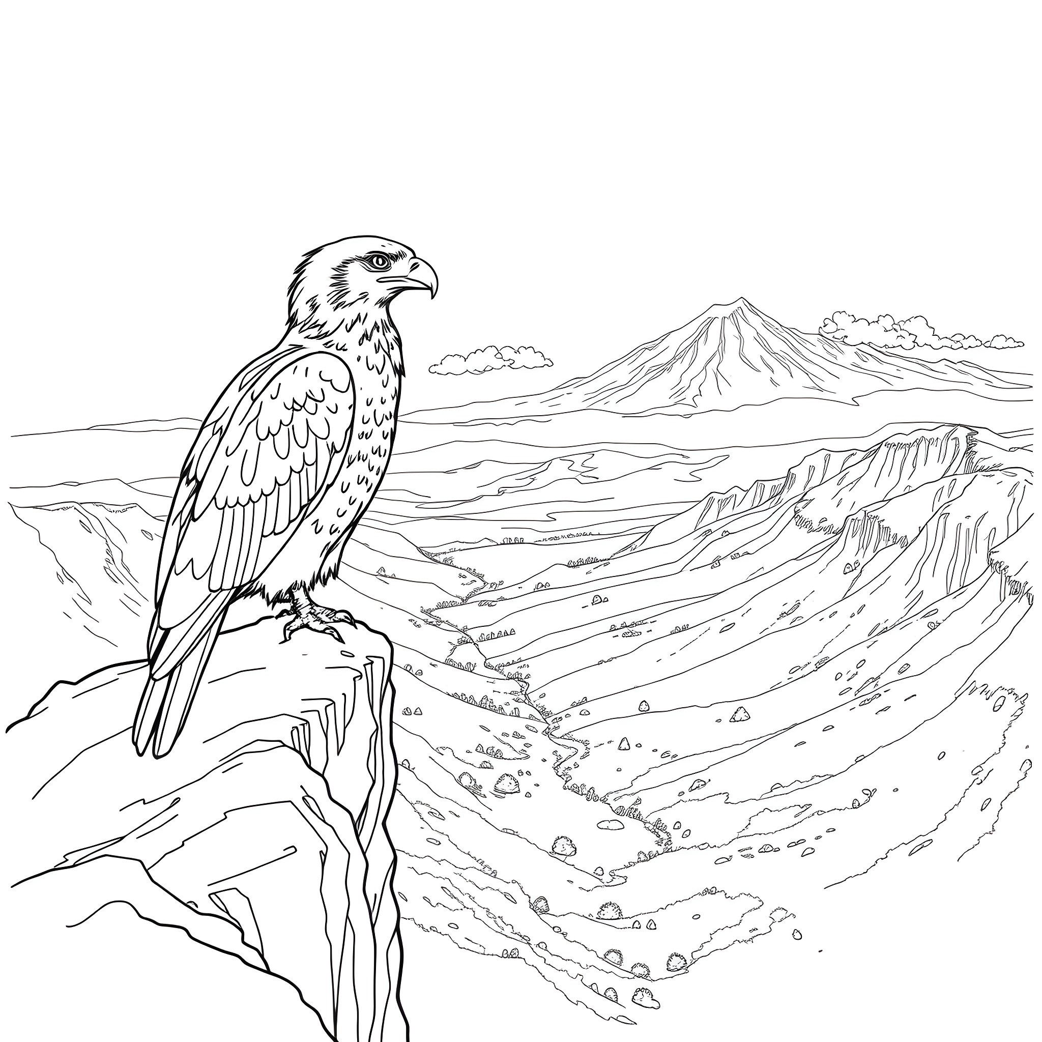 Best Hawk Coloring Pages (Free Printable PDF)