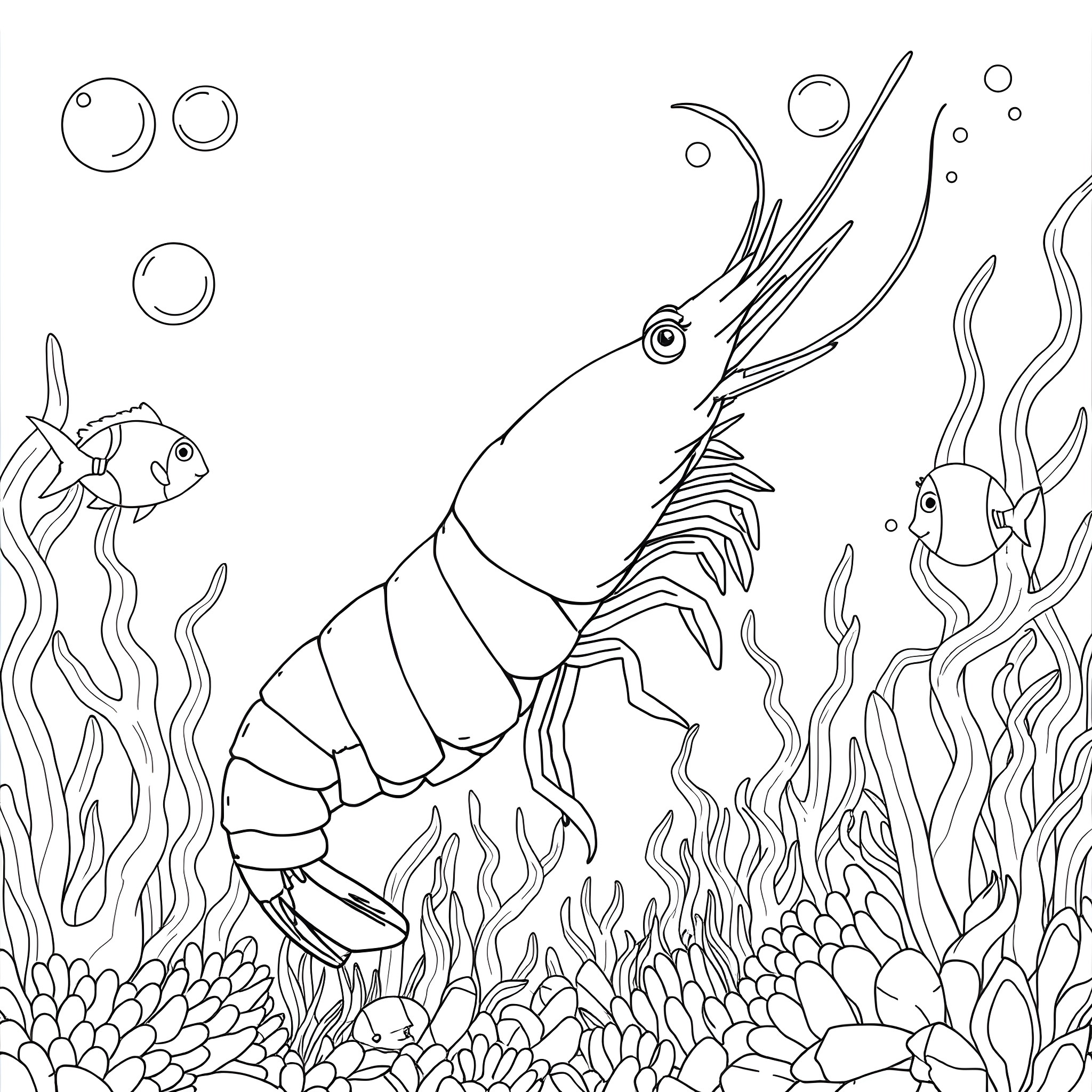 Best Shrimp Coloring Pages (Free Printable PDF)