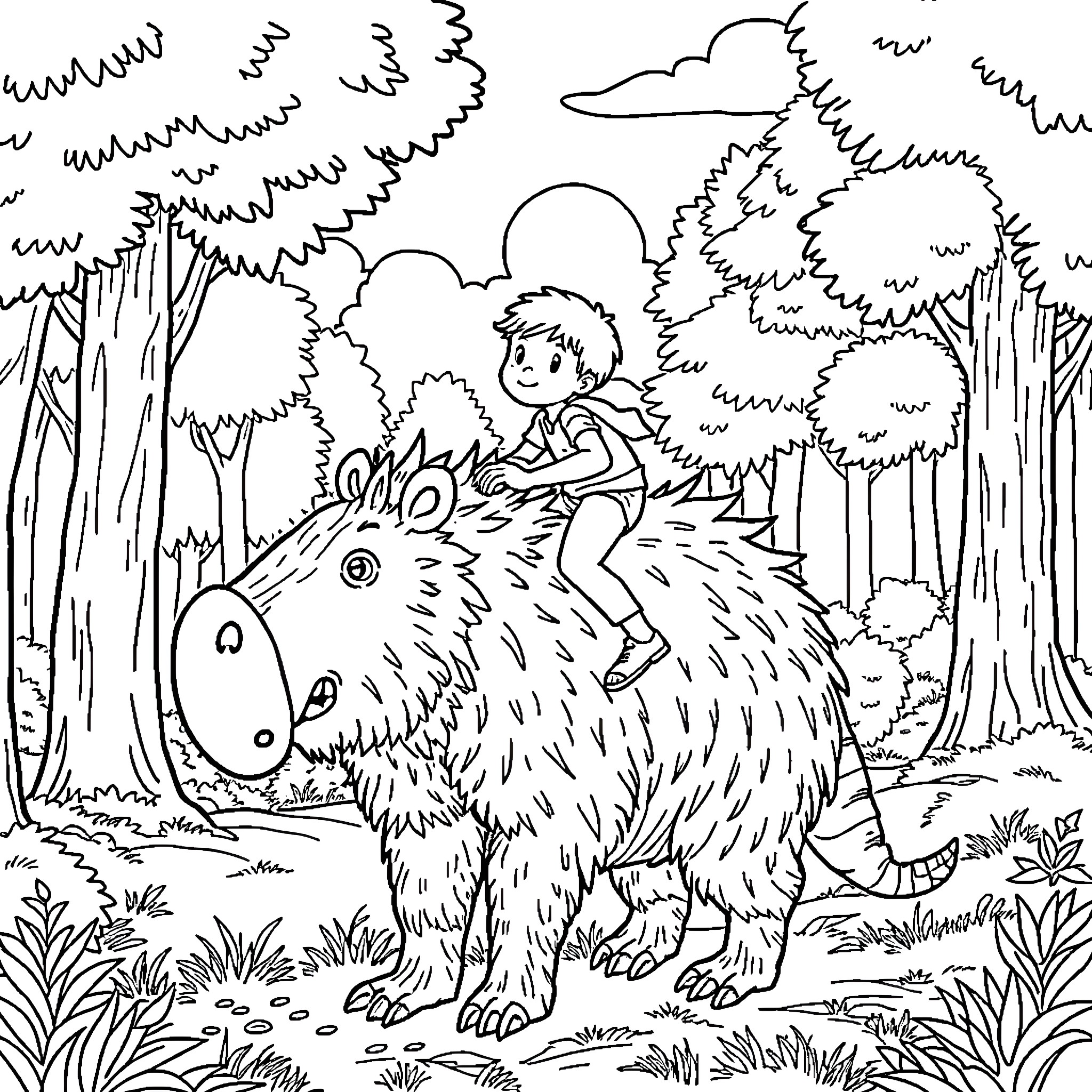 Best Gruffalo Coloring Pages (Free Printable PDF)