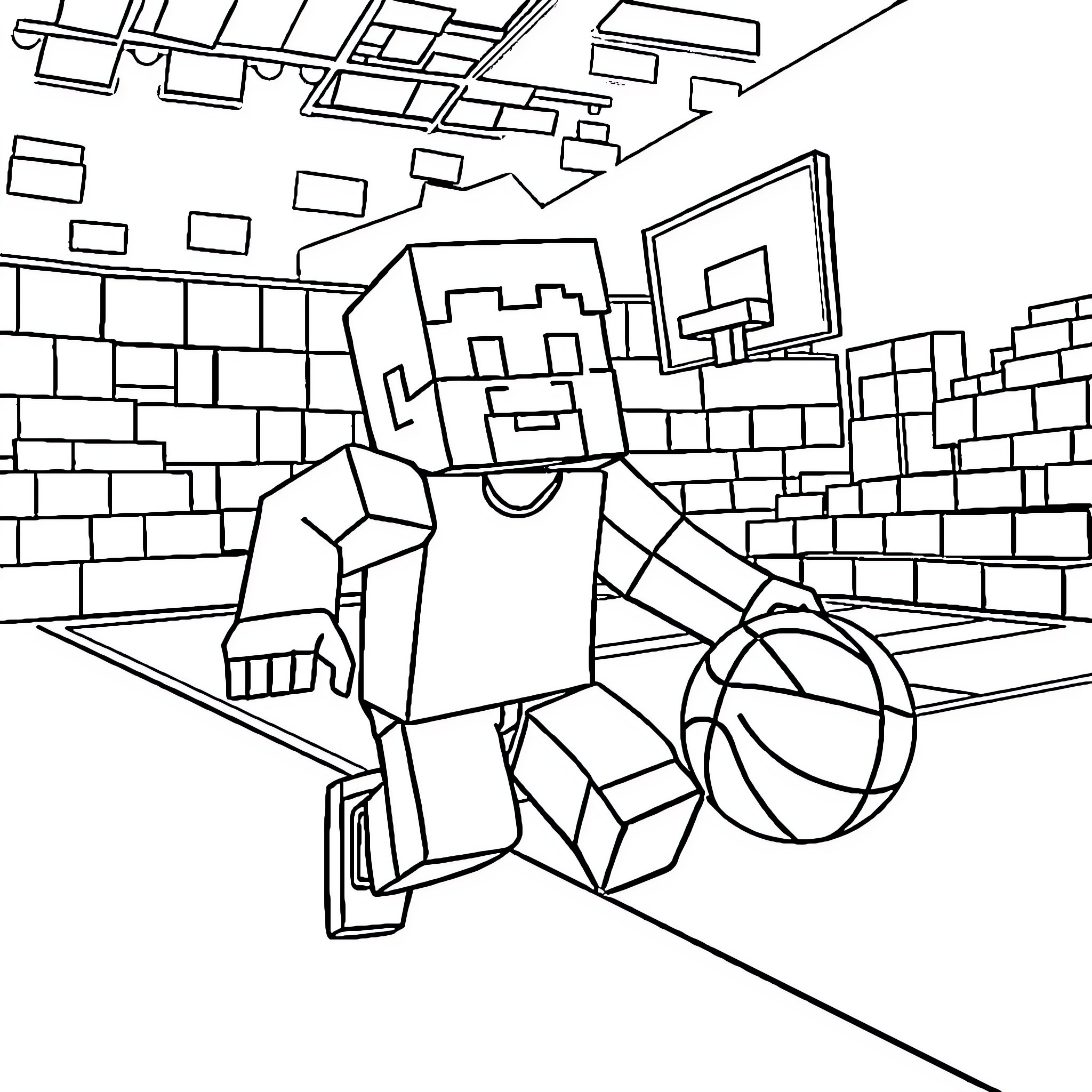 Best Minecraft Steve Coloring Pages (Free Printable PDF)
