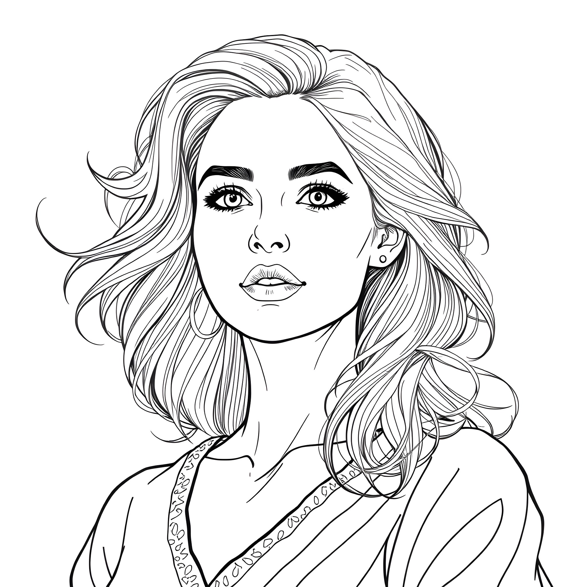 Best Female Coloring Pages (Free Printable PDF)