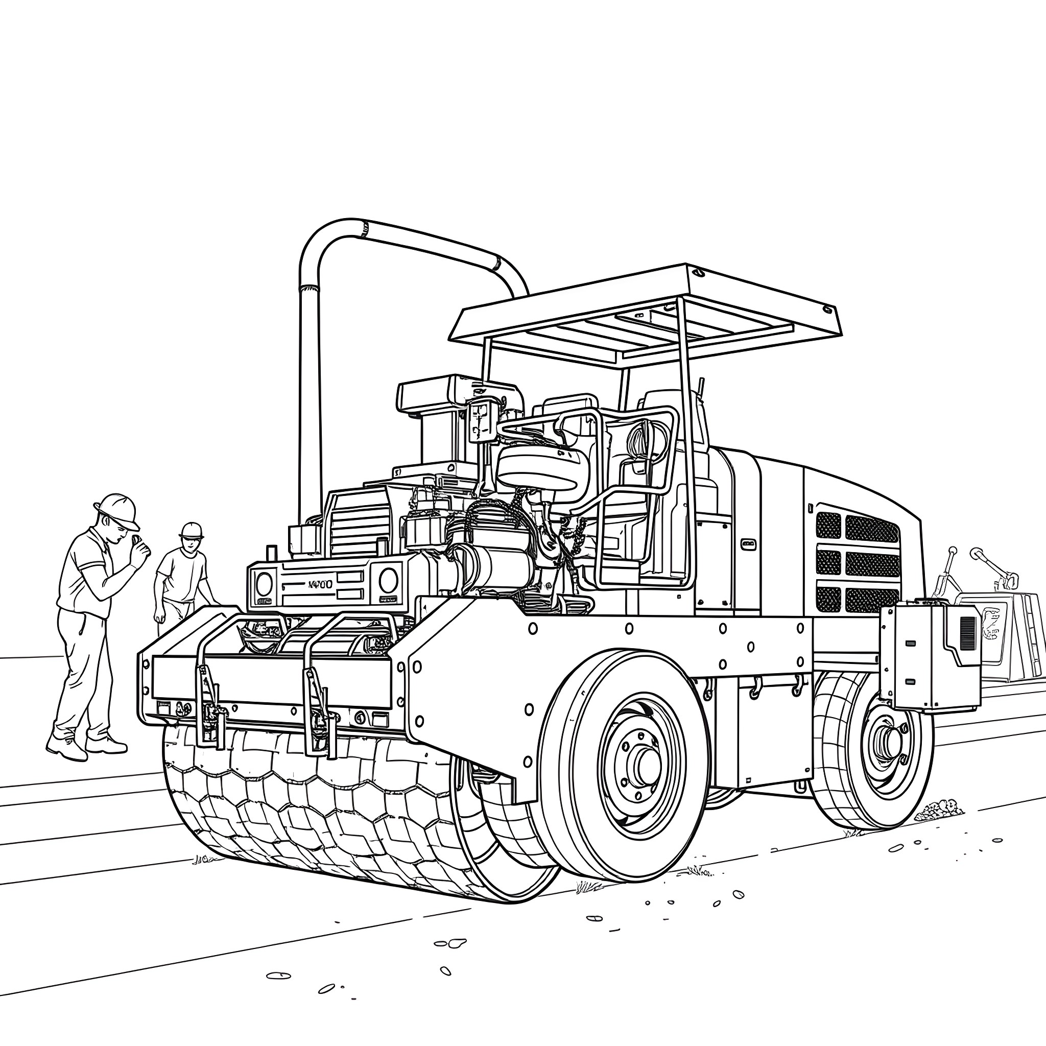 37 Best Asphalt Paver Coloring Pages (Free Printable PDFs)