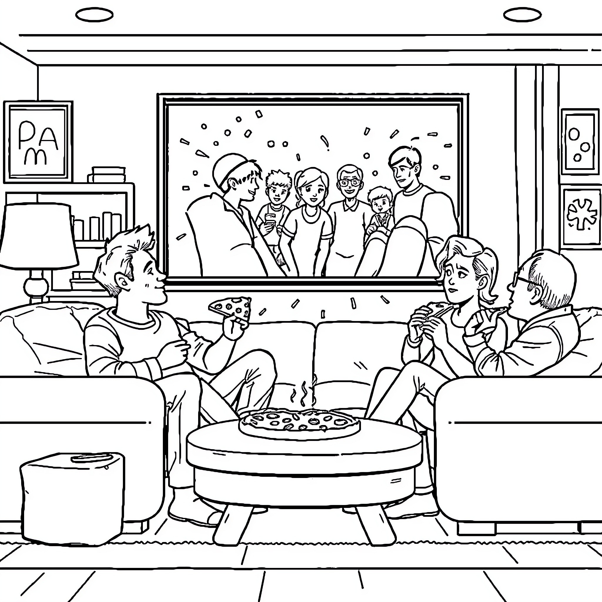 Best Big Bang Theory Coloring Pages (Free Printable PDF)
