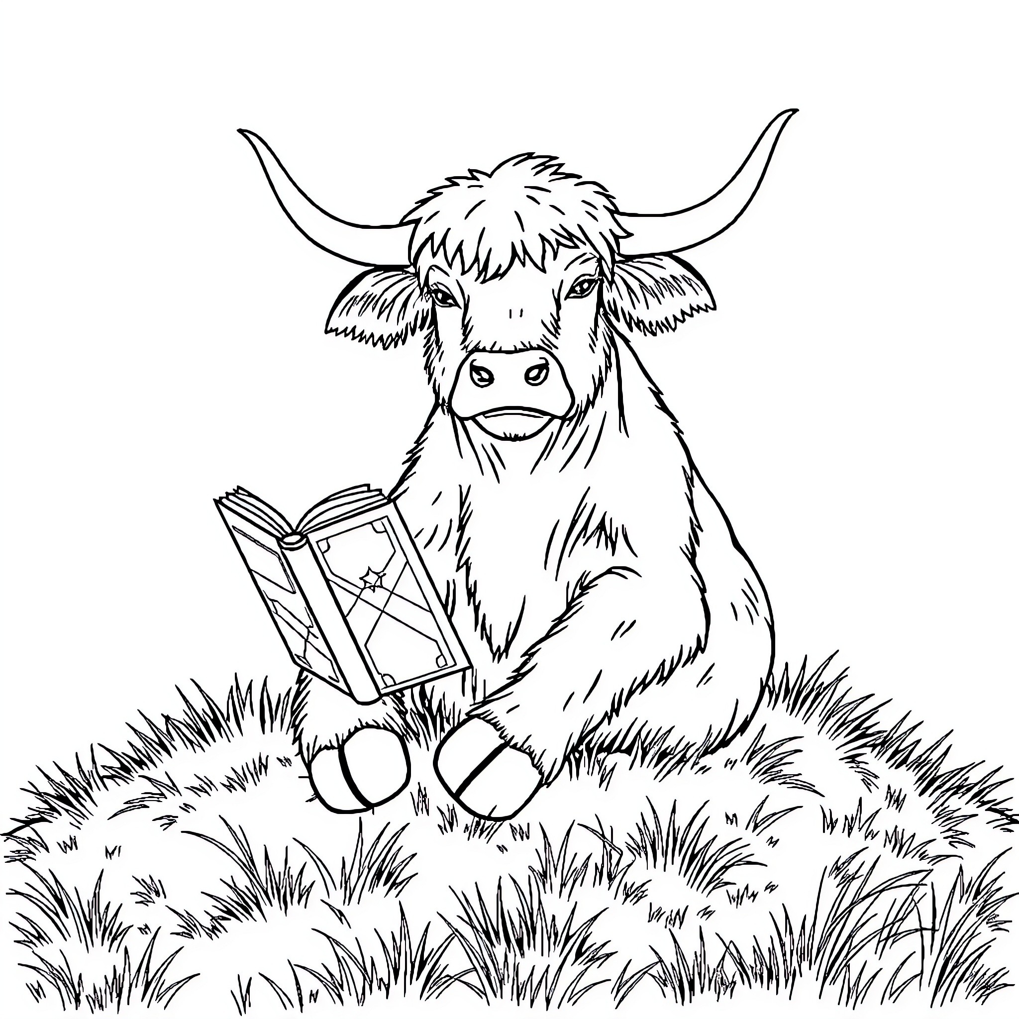Best Highland Cow Coloring Pages (Free Printable PDF)
