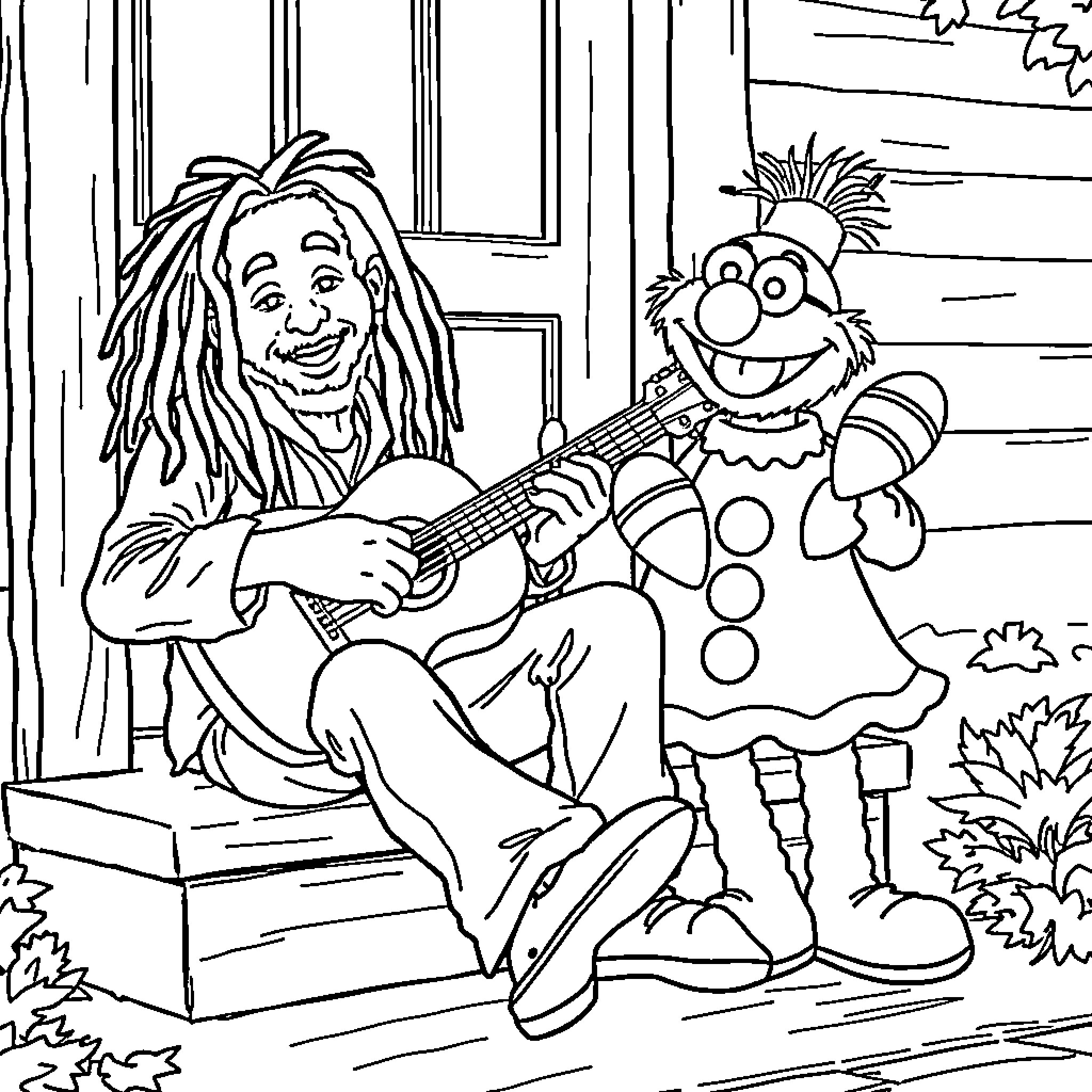Best Bob Marley Coloring Pages (Free Printable PDF)