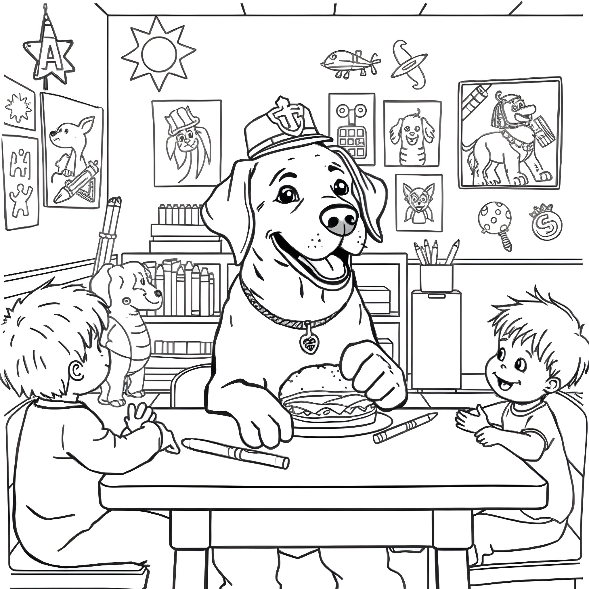 8 Best Sheriff Labrador Coloring Pages (Free Printable PDFs)