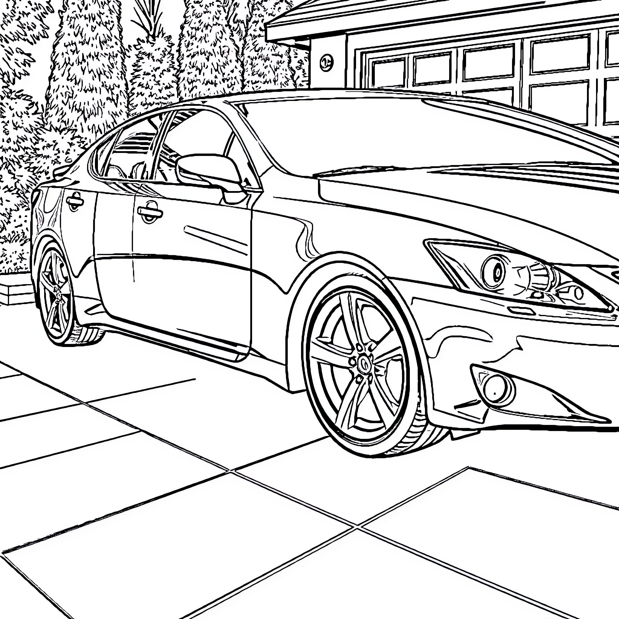 Best Lexus Coloring Pages (Free Printable PDF)