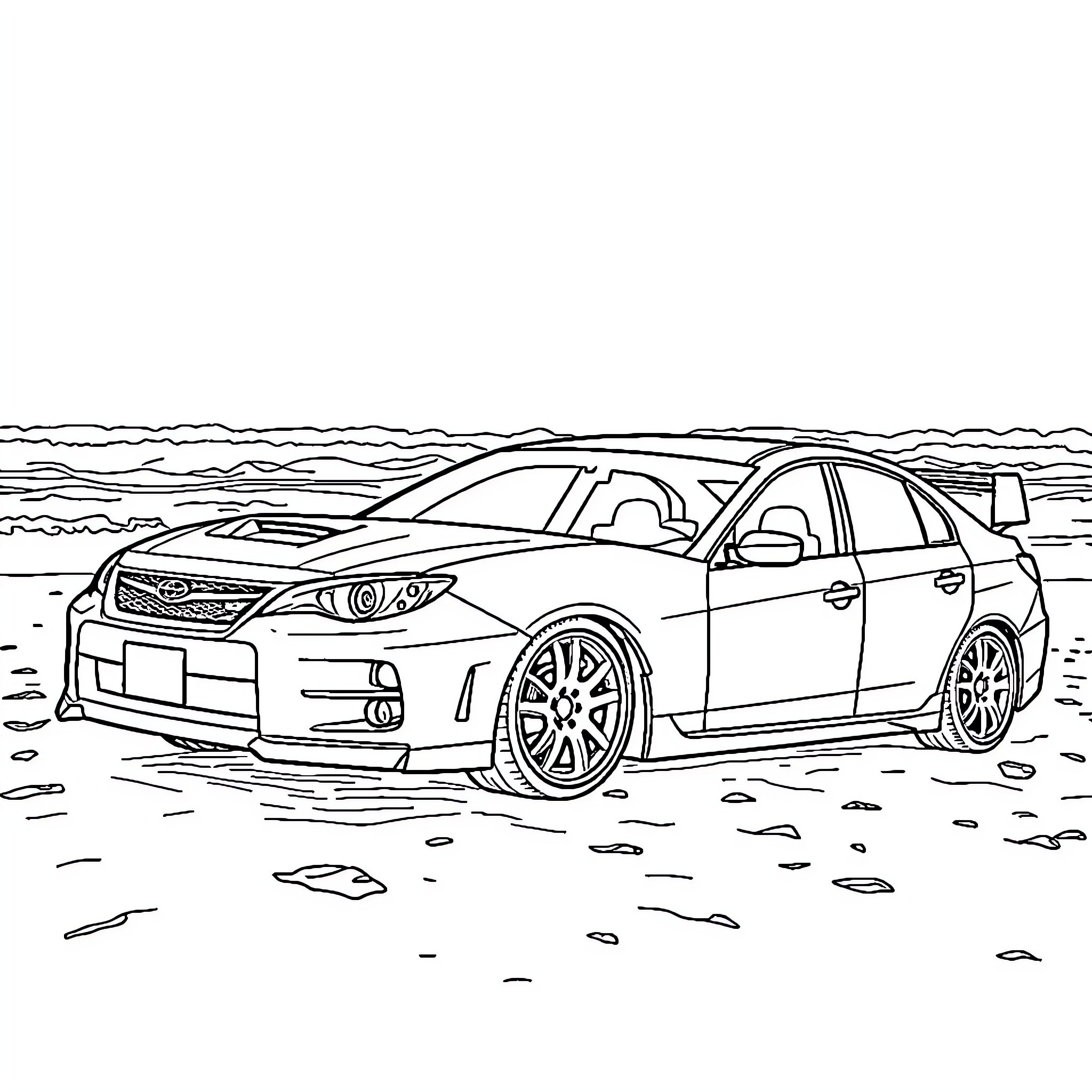 Best Subaru Coloring Pages (Free Printable PDF)