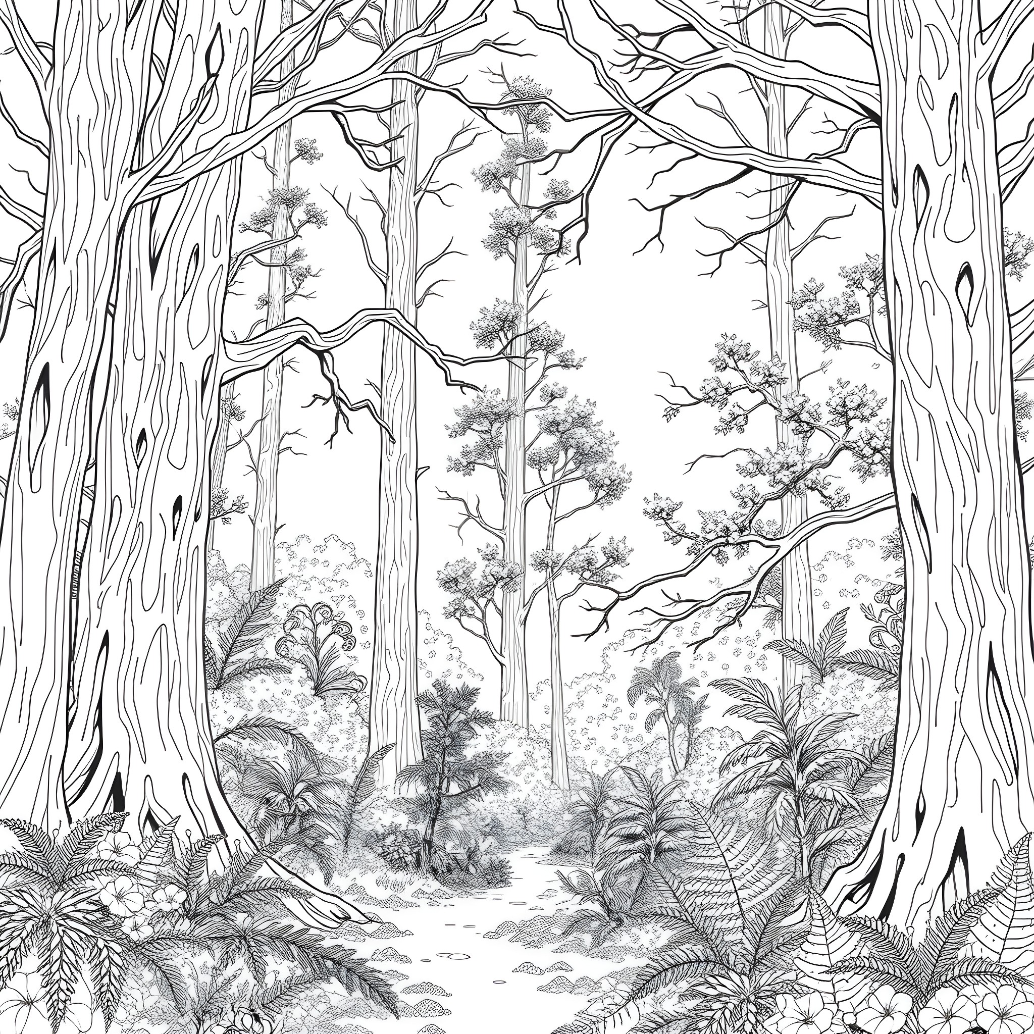 49 Best Tree Coloring Pages (Free Printable PDFs)