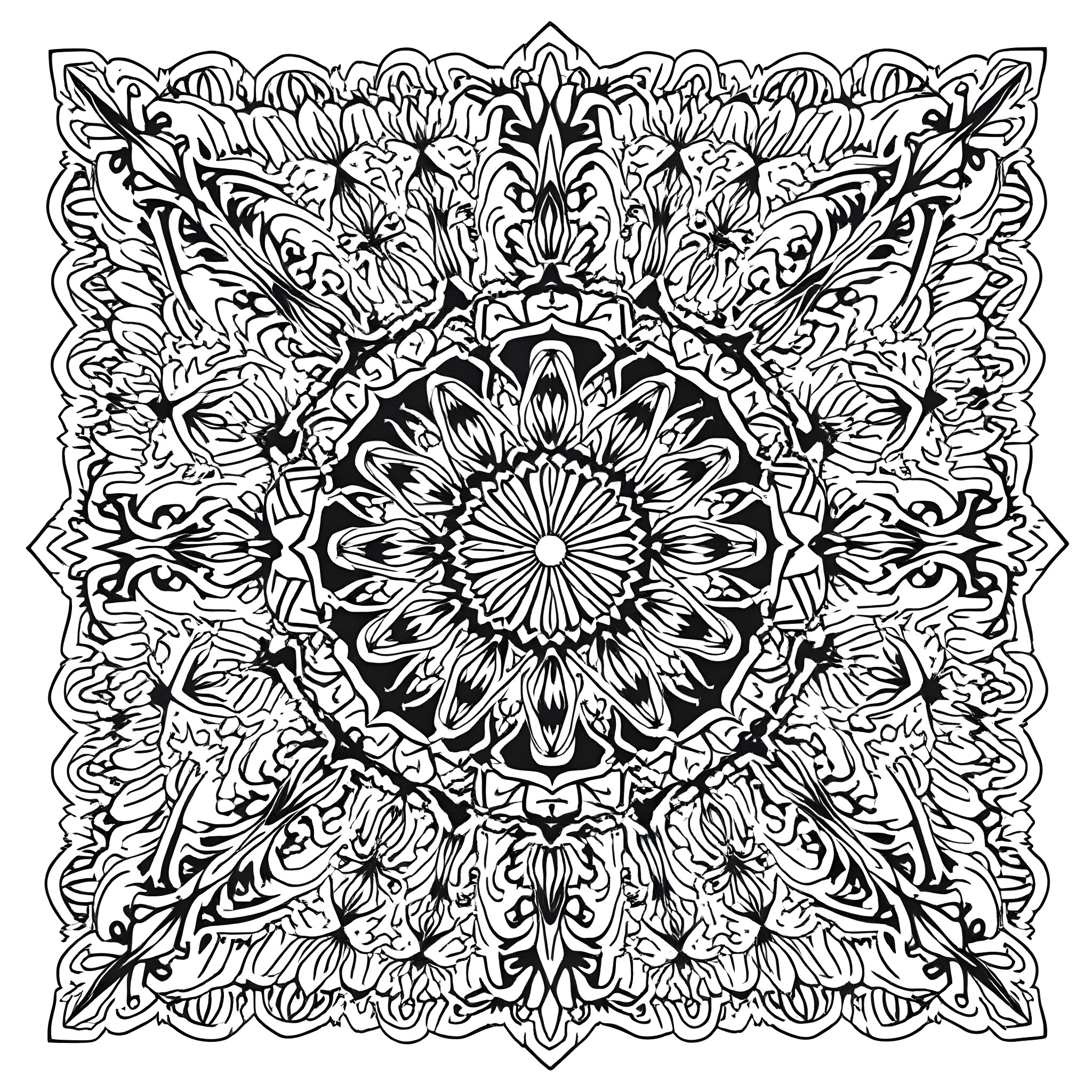 2 Best Crochet Pattern Coloring Pages (Free Printable PDFs)