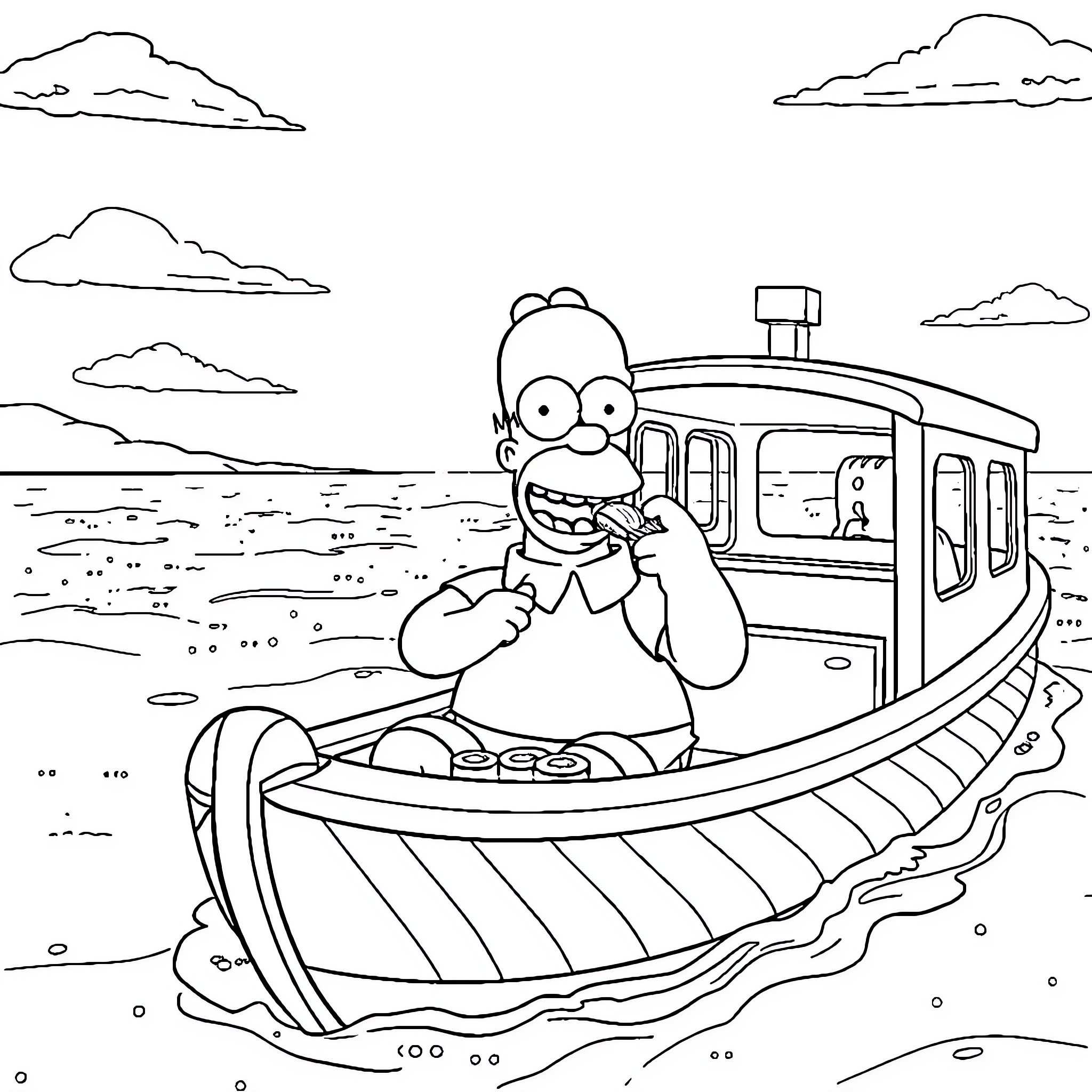 112 Best Homer Simpson Coloring Pages (Free Printable PDFs)