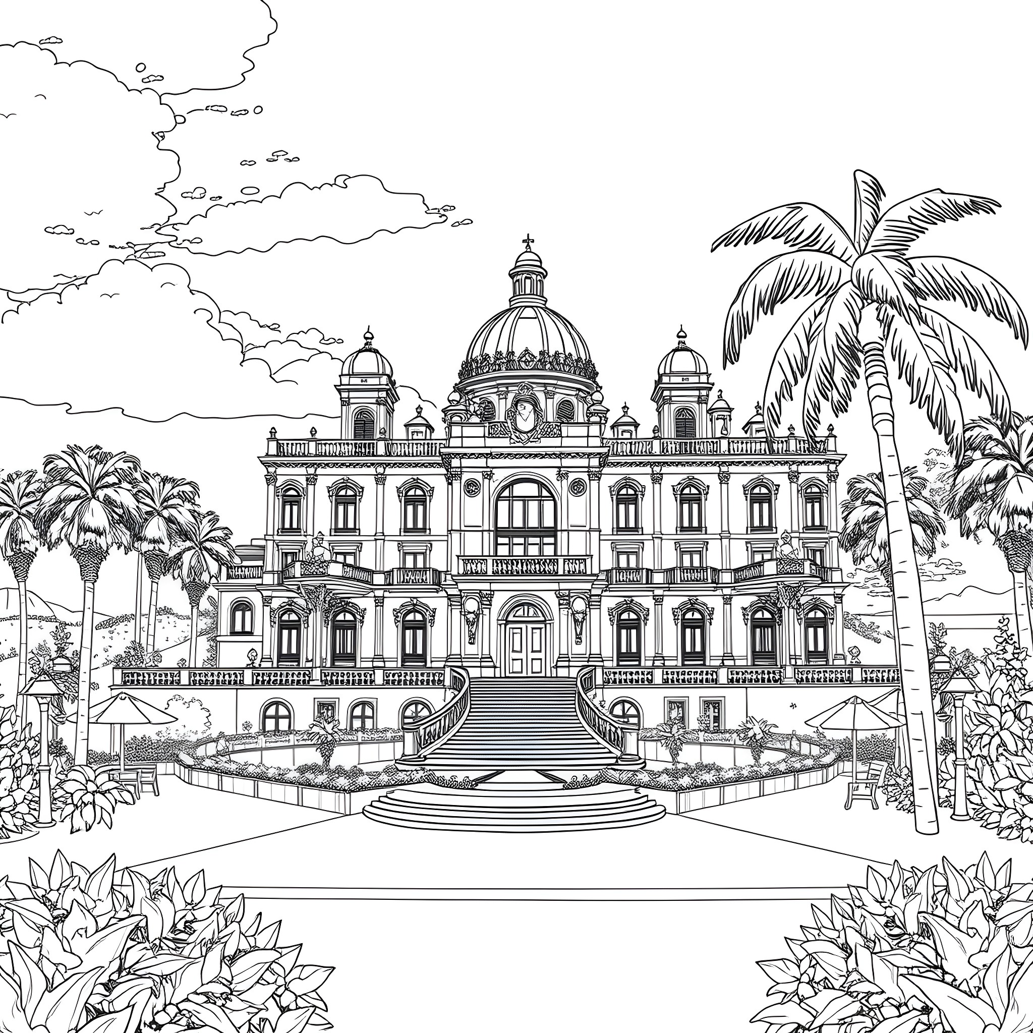 Best Palace Coloring Pages (Free Printable PDF)