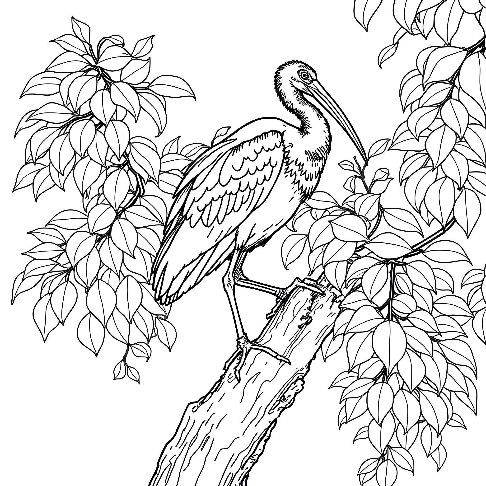 Best Scarlet Ibis Coloring Pages (Free Printable PDF)