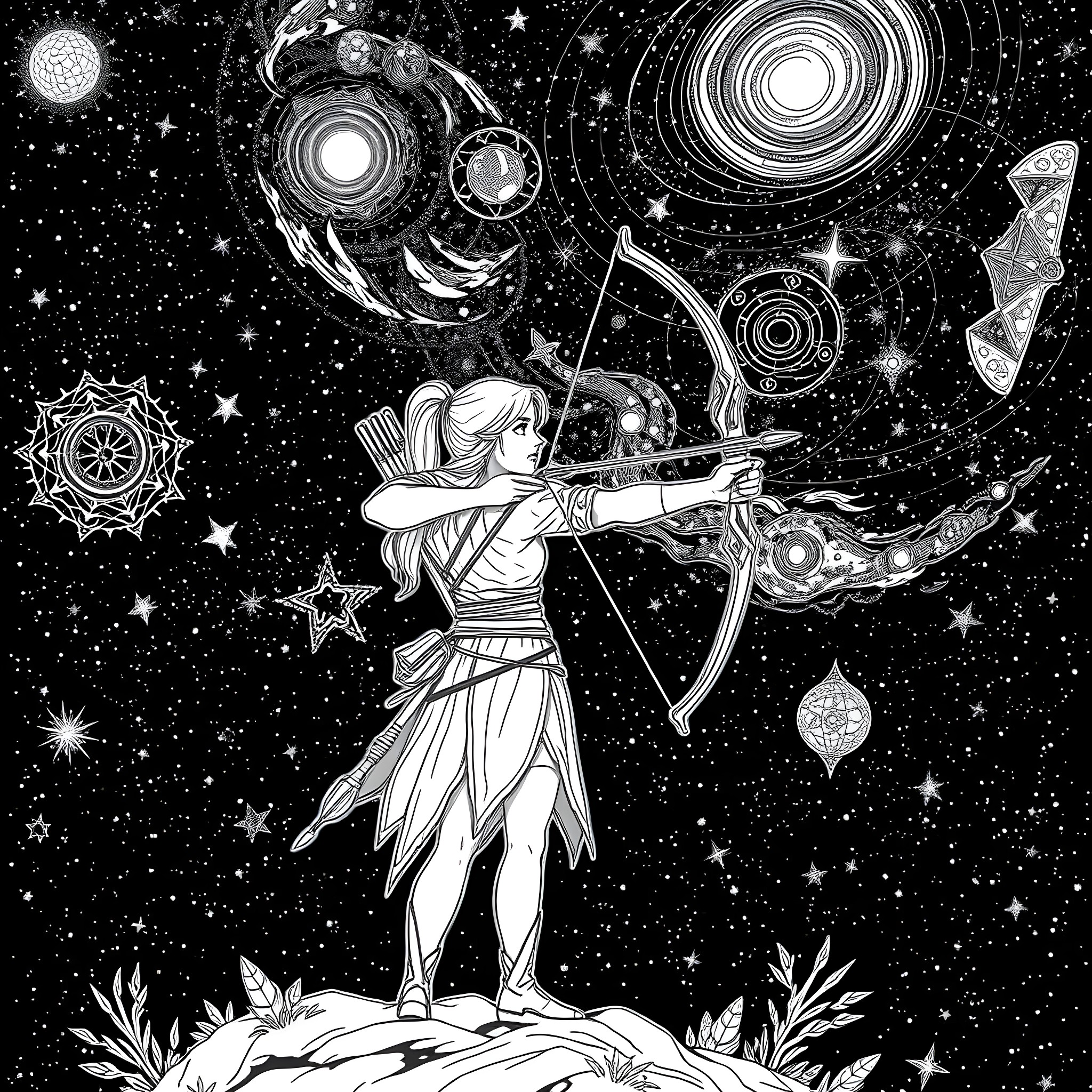 45 Best Archer Coloring Pages (Free Printable PDFs)