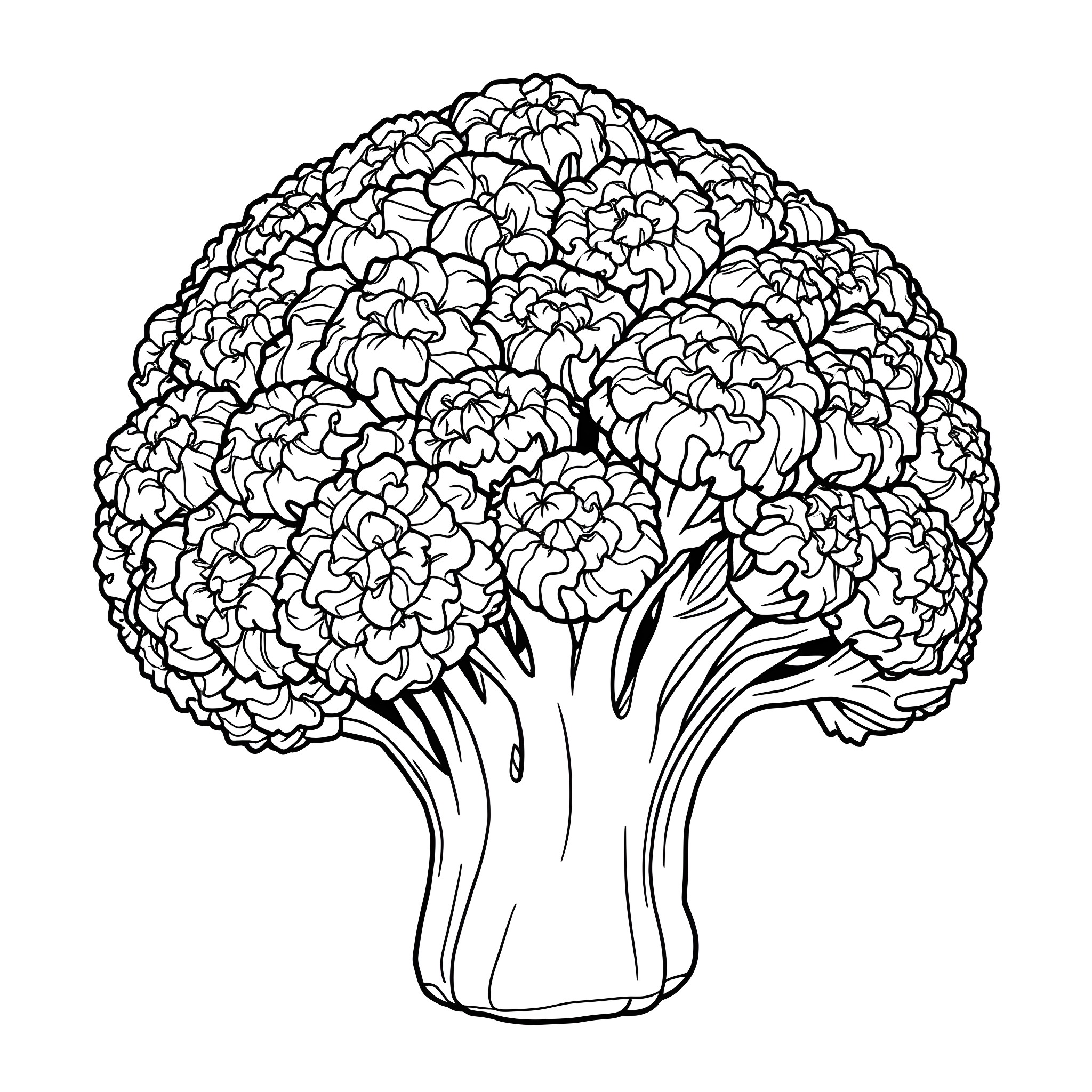 Best Broccoli Coloring Pages (Free Printable PDF)