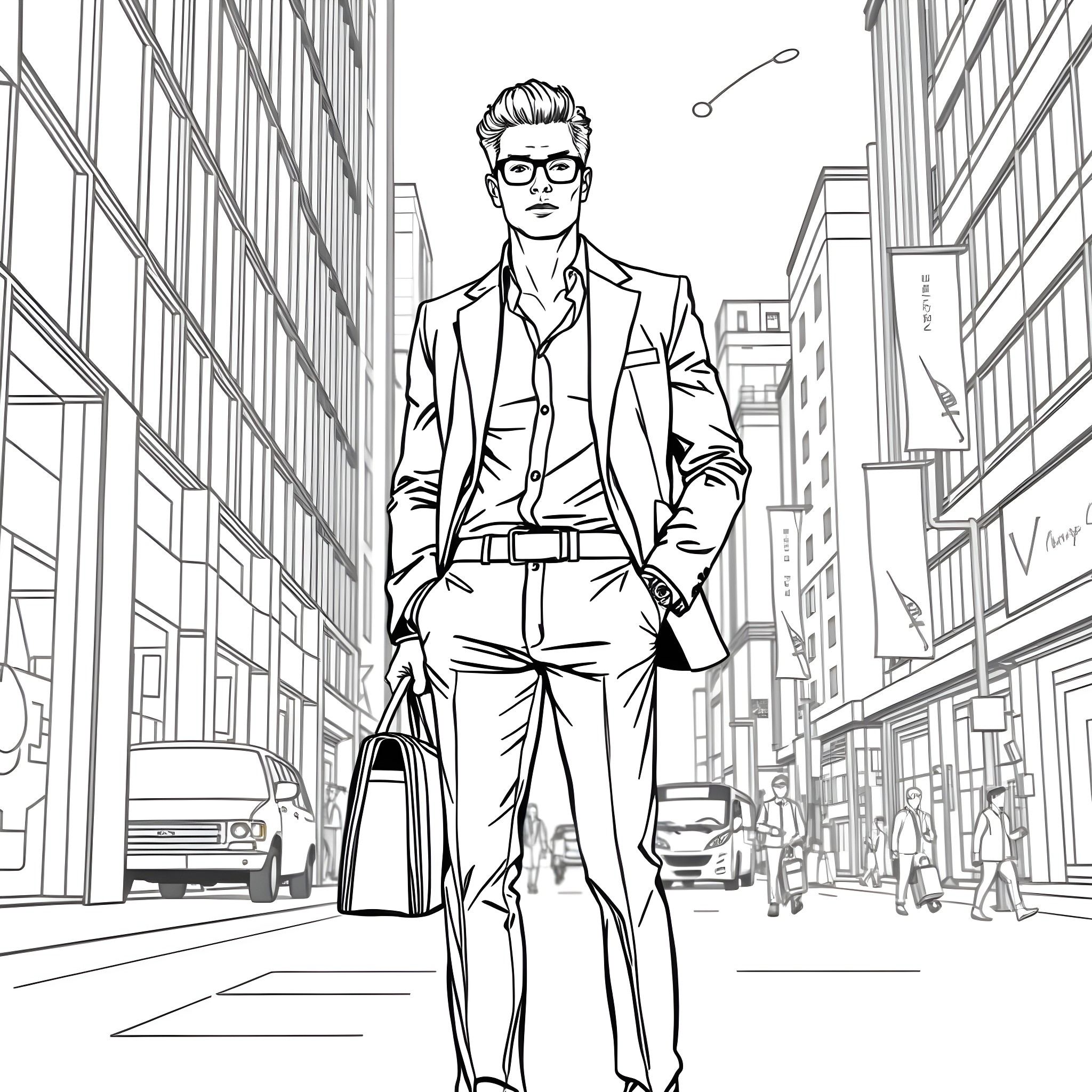 211 Best Man Coloring Pages (Free Printable PDFs)