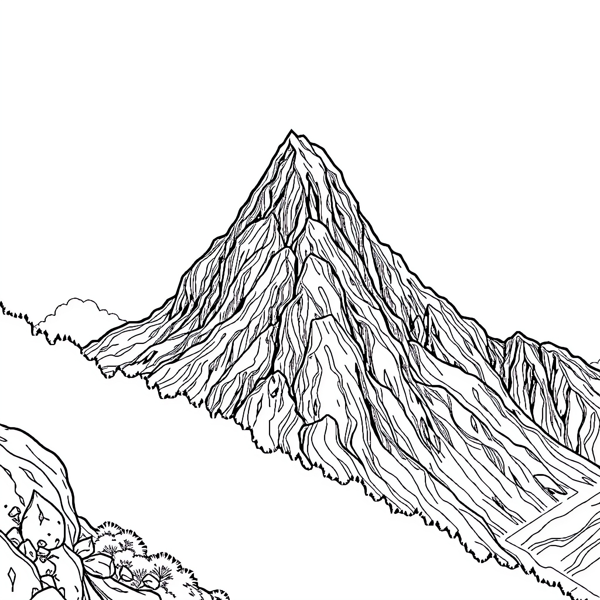 Best Mountain Coloring Pages (Free Printable PDF)