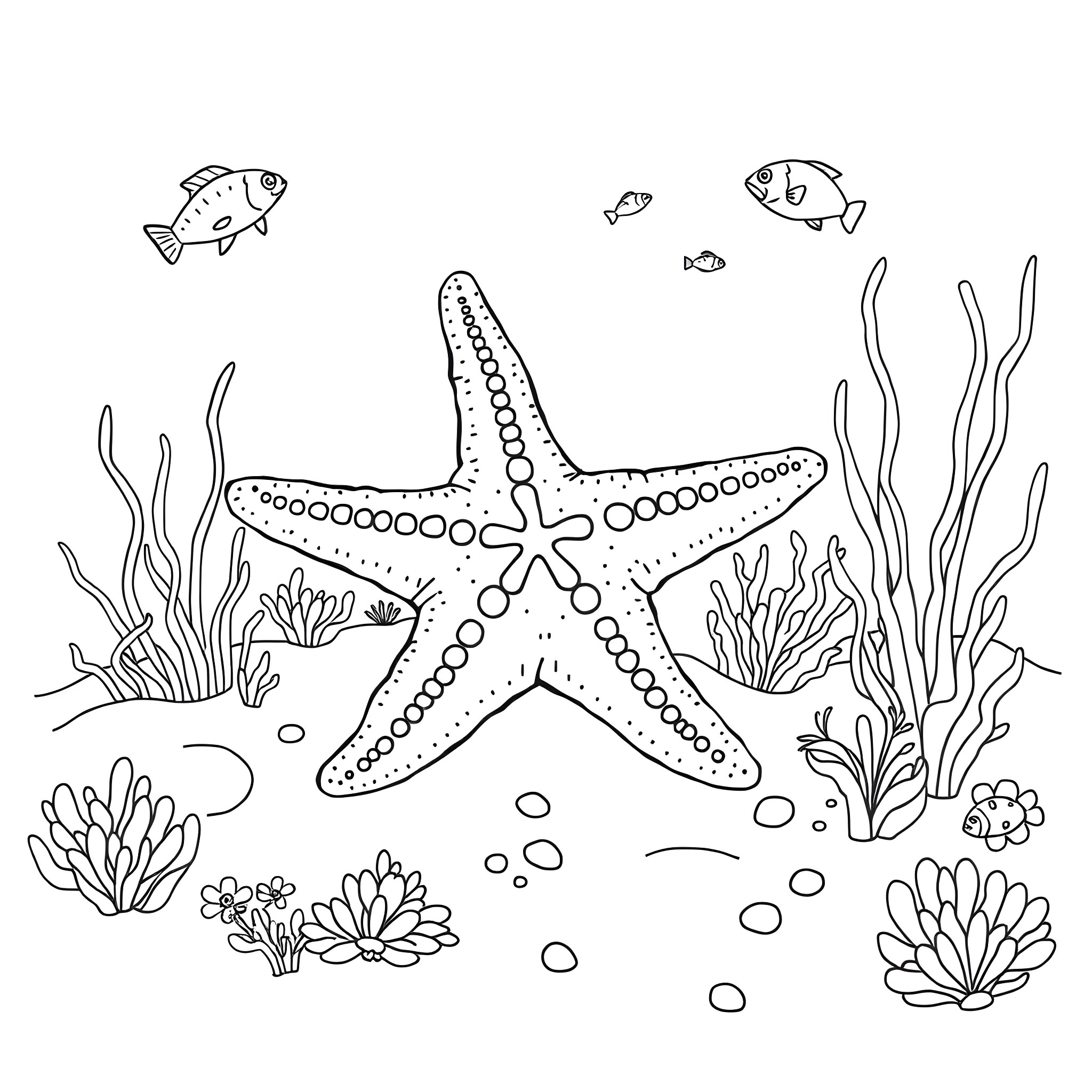 88 Best Starfish Coloring Pages (Free Printable PDFs)