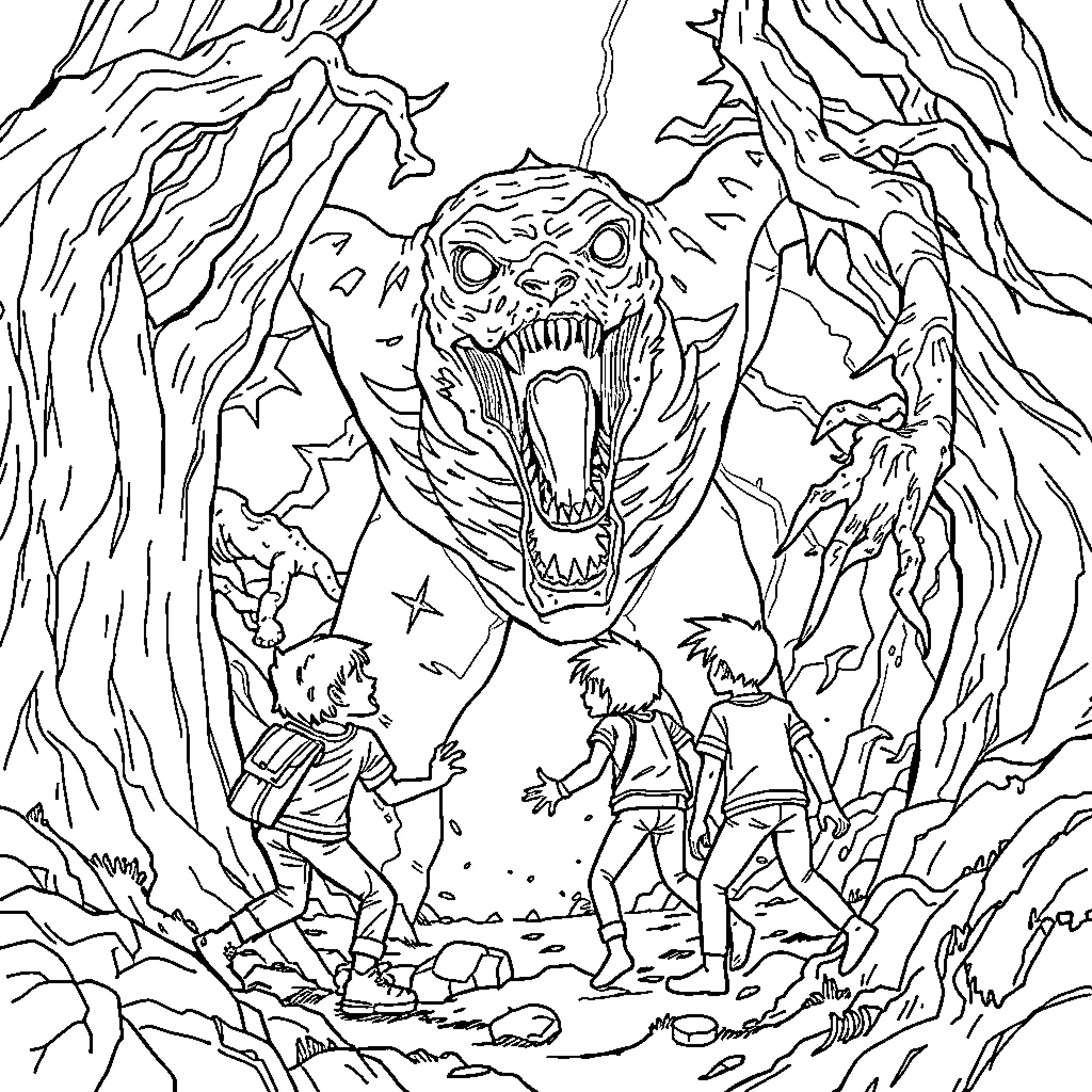 Best Demogorgon Coloring Pages (Free Printable PDF)