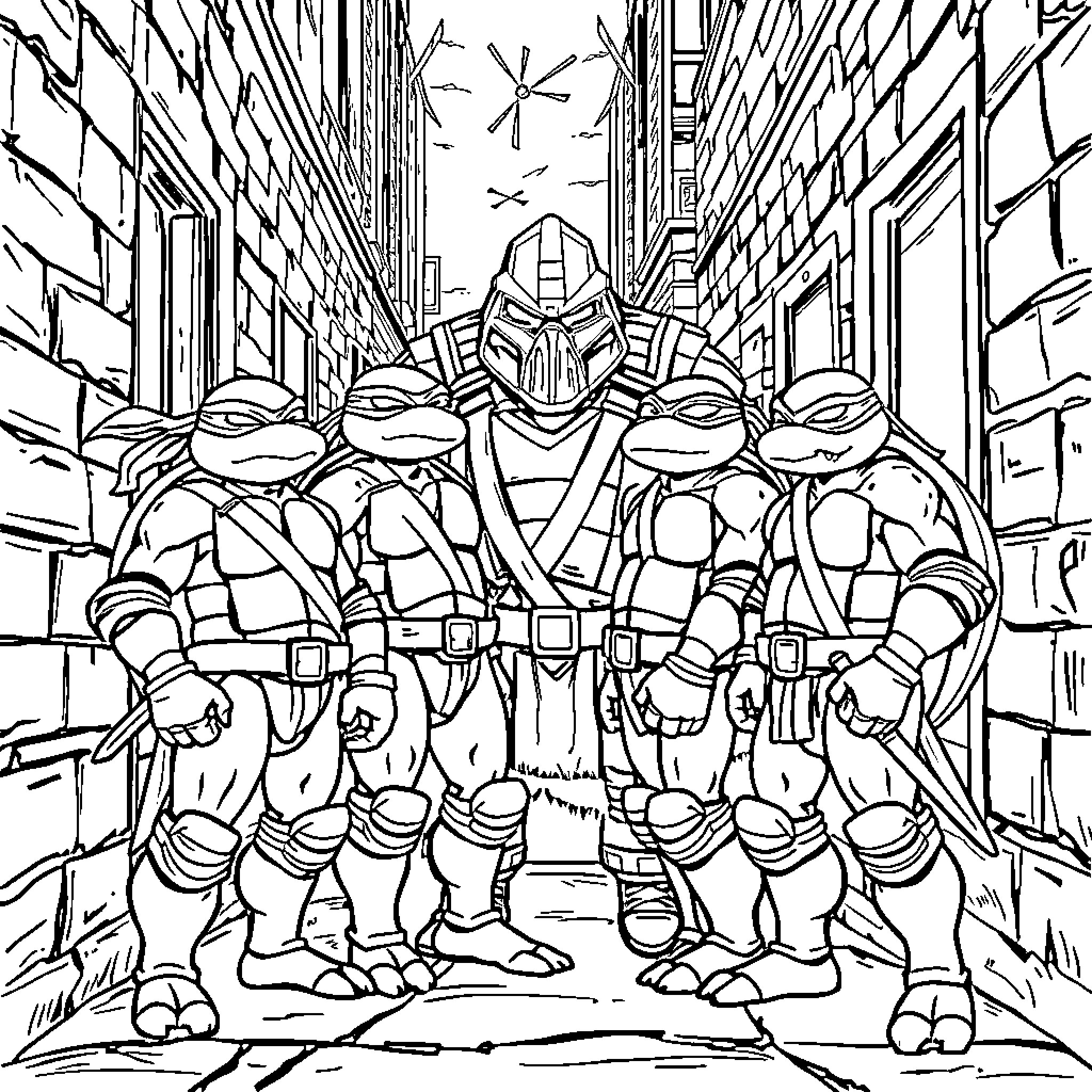 Best TMNT Coloring Pages (Free Printable PDF)