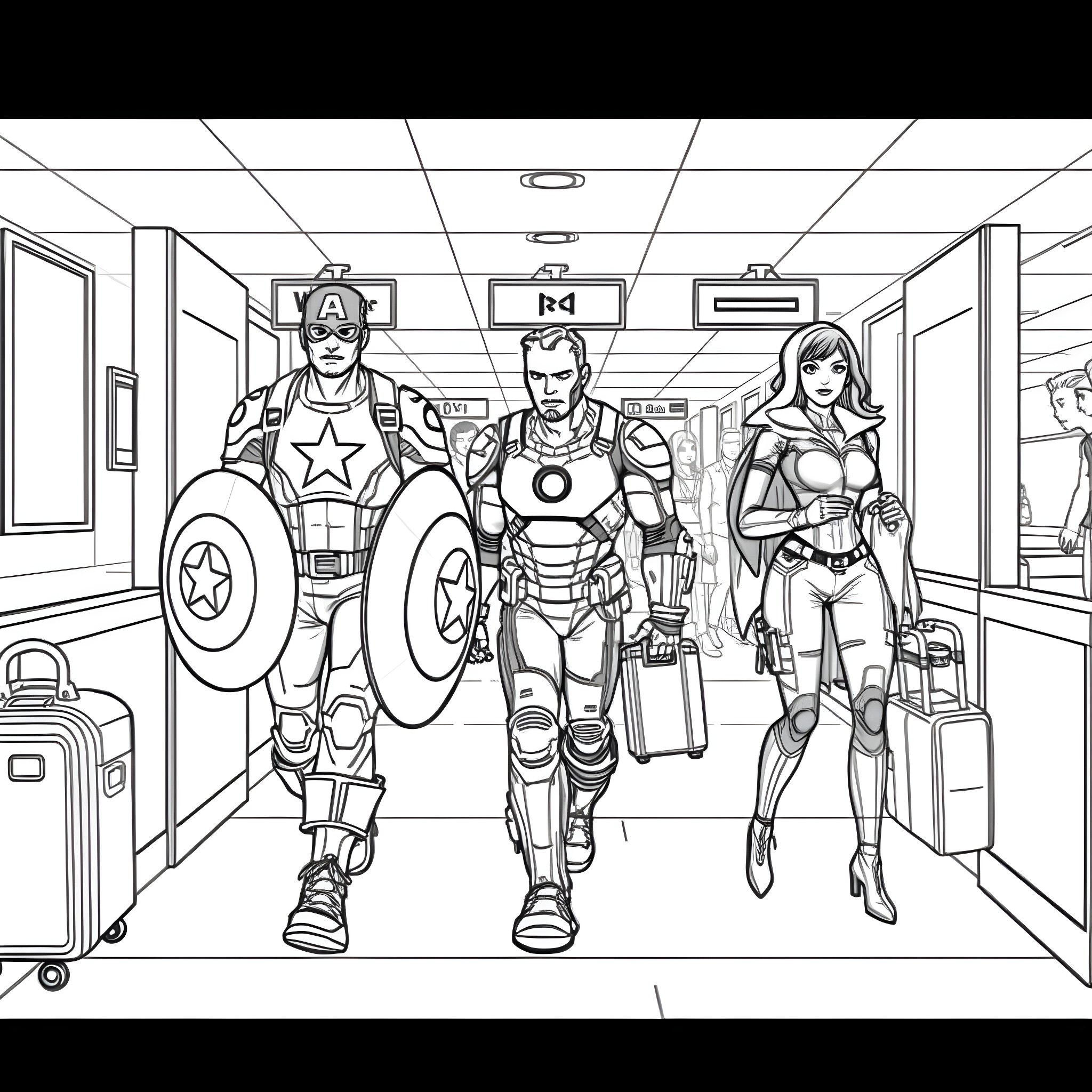 143 Best Avenger Coloring Pages (Free Printable PDFs)